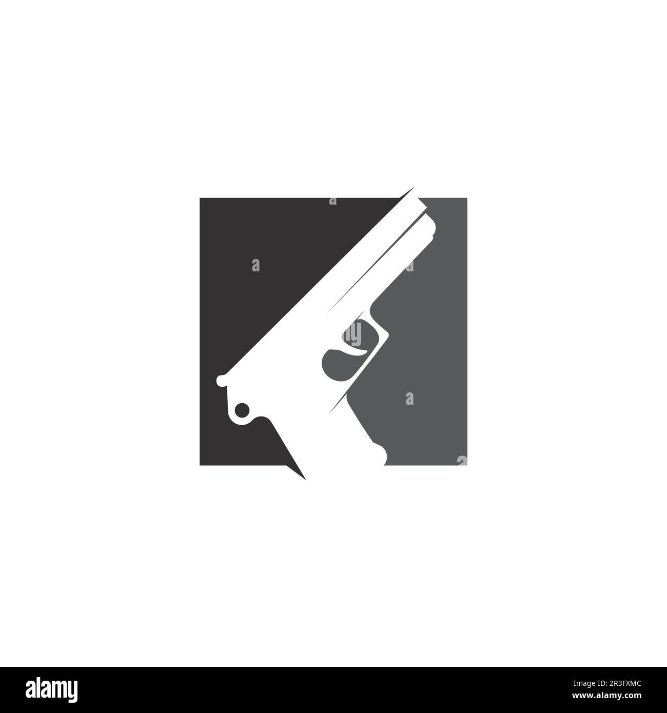 Gun logo and Army soldier sniper shot vector Design Illustration ...