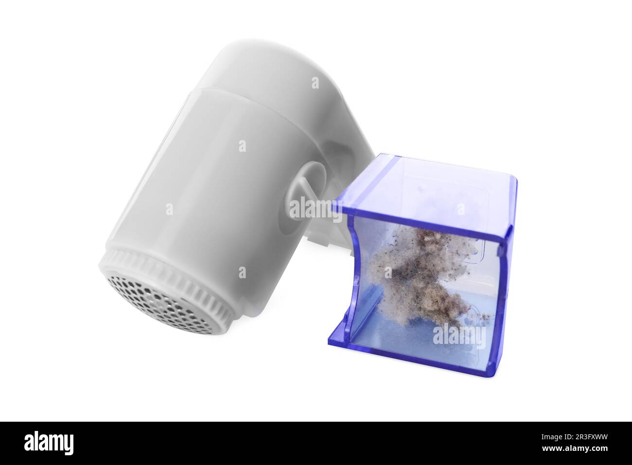 Fabric shaver with fuzz isolated on white Stock Photo - Alamy