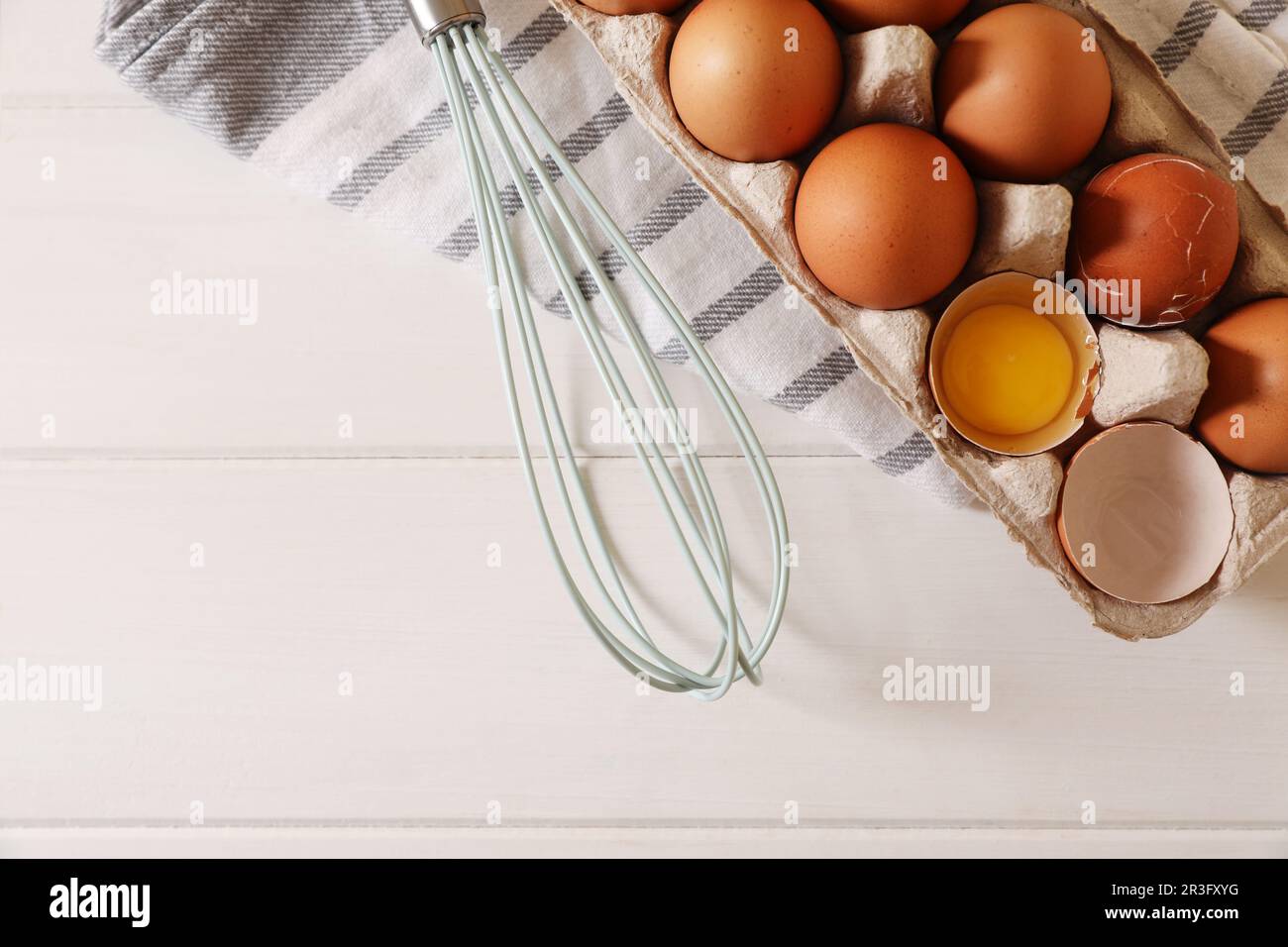 Chicken With Egg Whisk