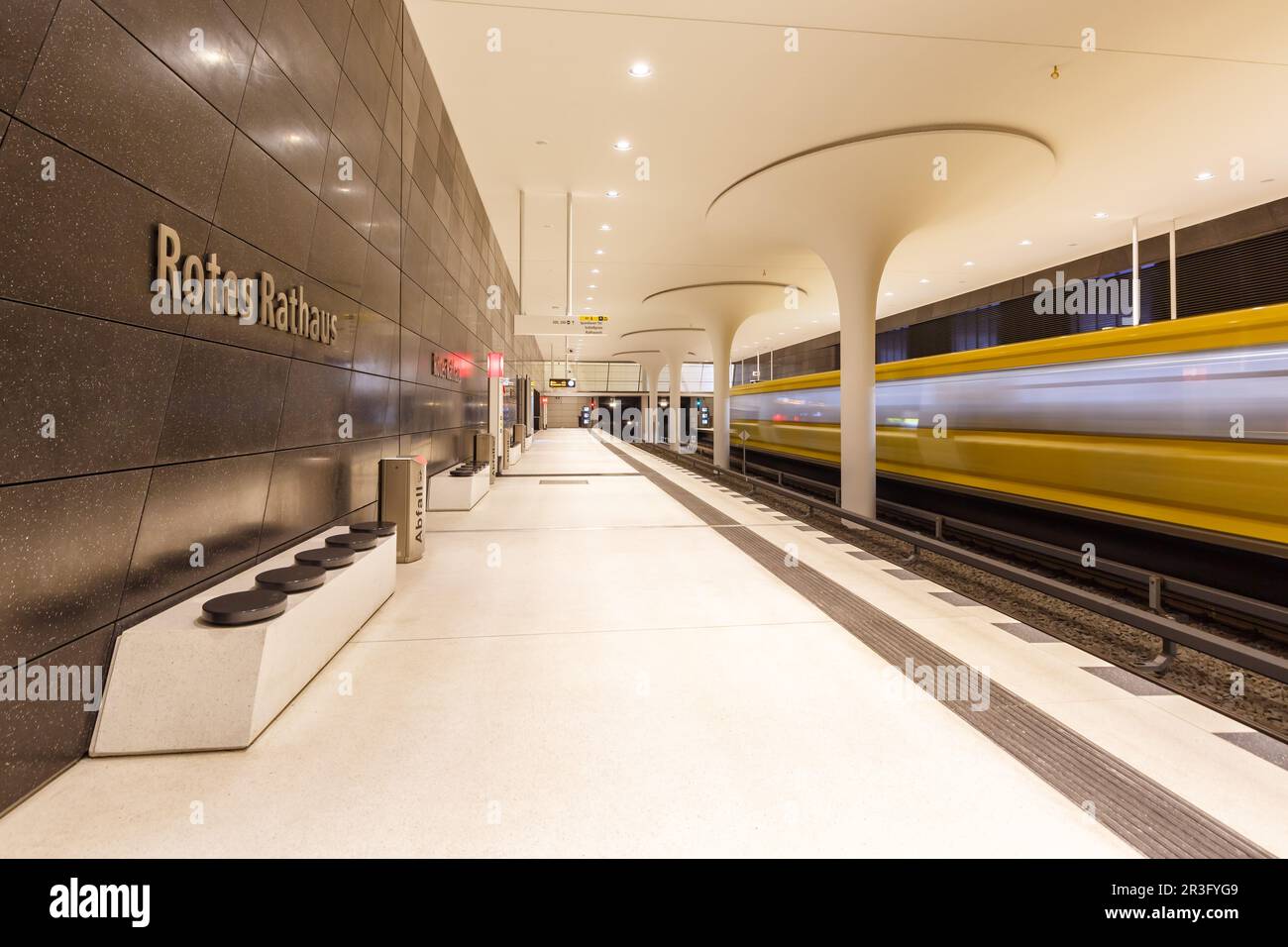 Berlin Metro Subway Station Station Rotes Rathaus in Germany Stock ...
