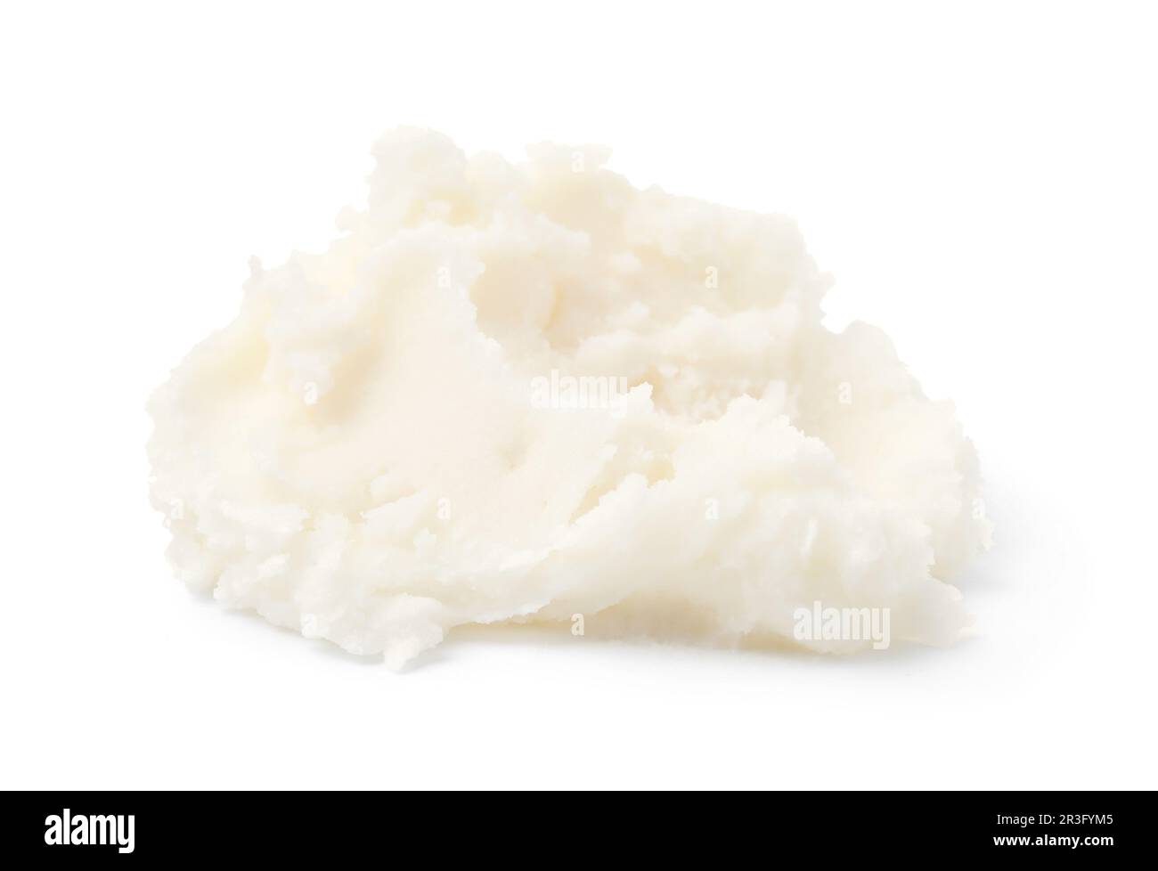 Delicious natural pork lard isolated on white Stock Photo - Alamy