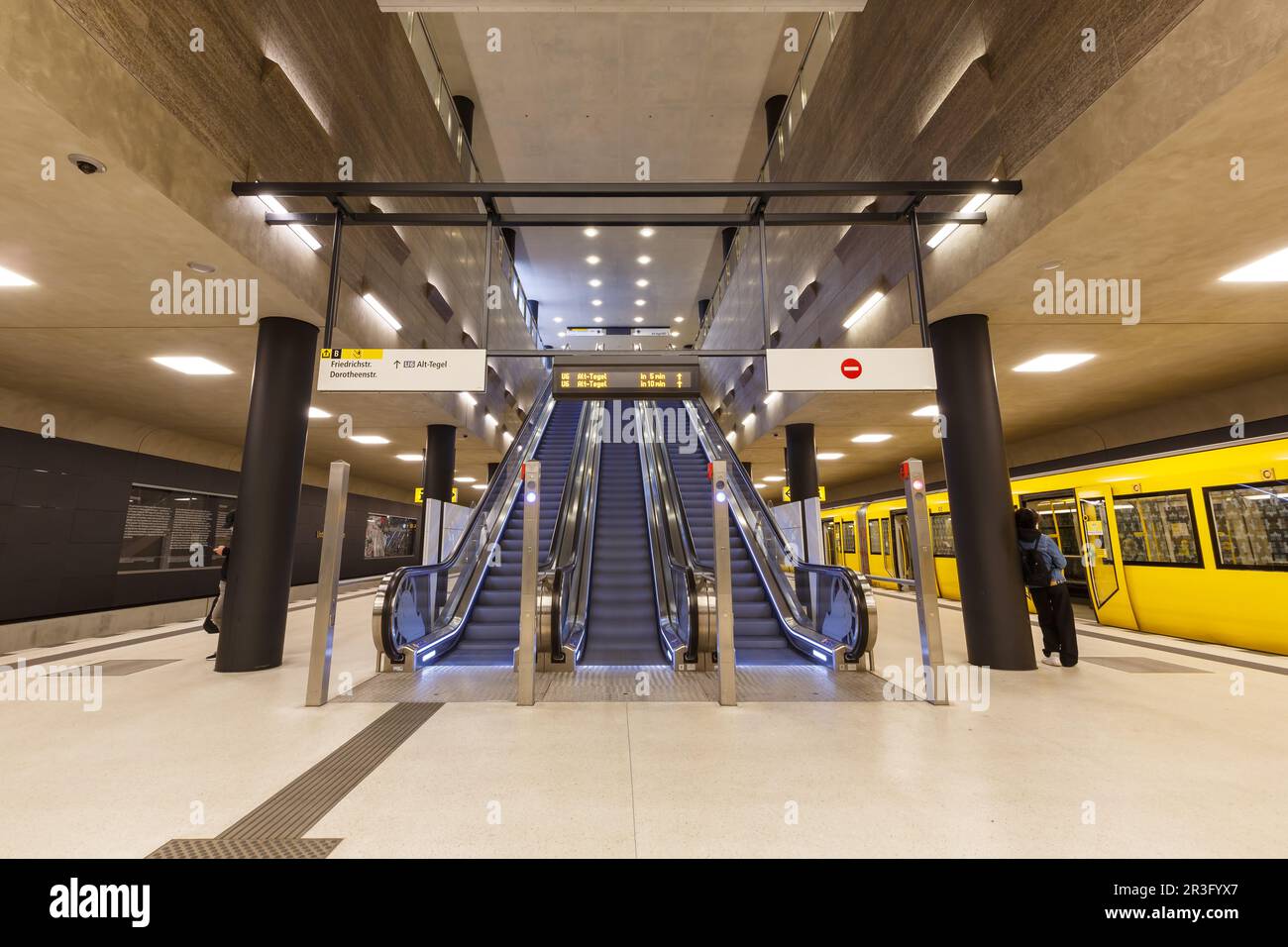 Berlin Metro Subway Station Station Unter den Linden in Germany Stock ...