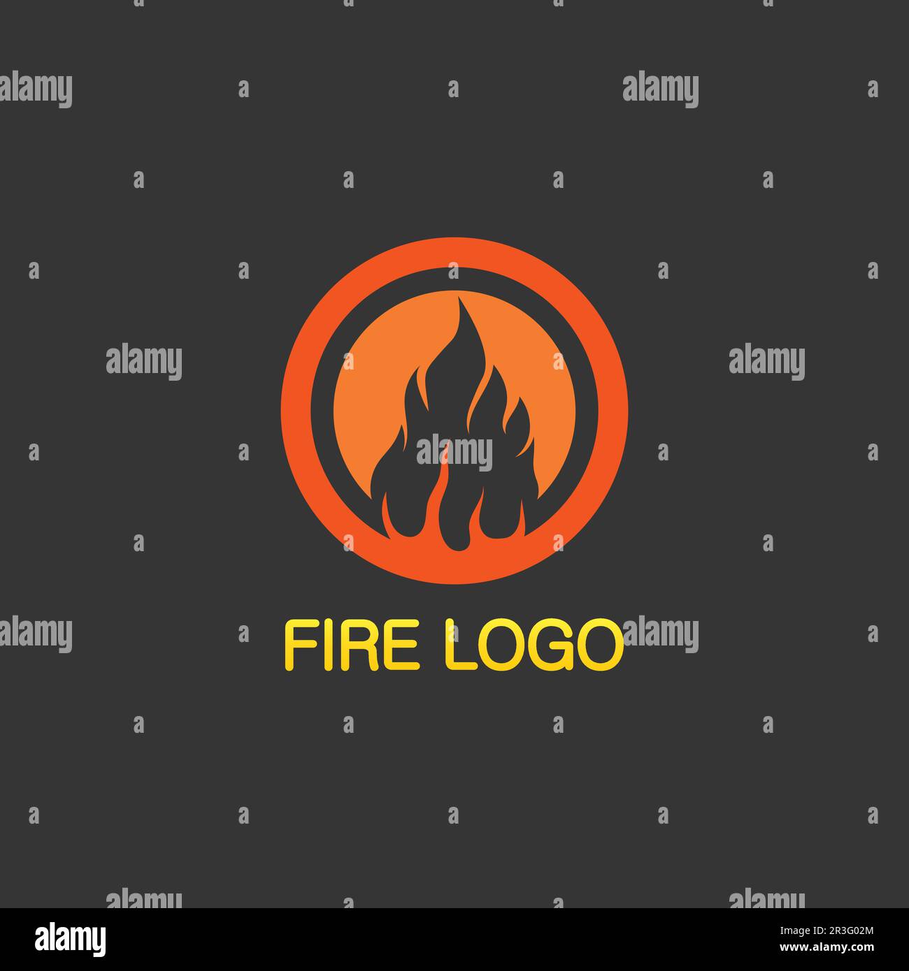 fire logo and icon, hot flaming element Vector flame illustration ...