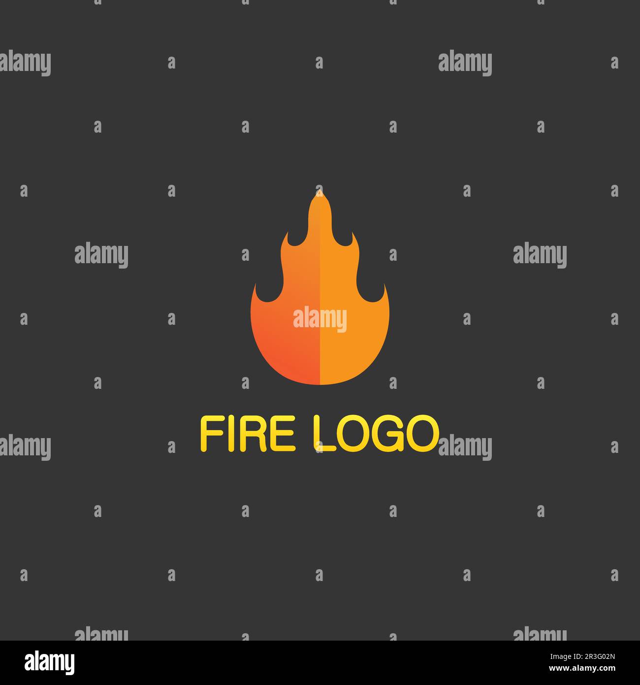 fire logo and icon, hot flaming element Vector flame illustration ...
