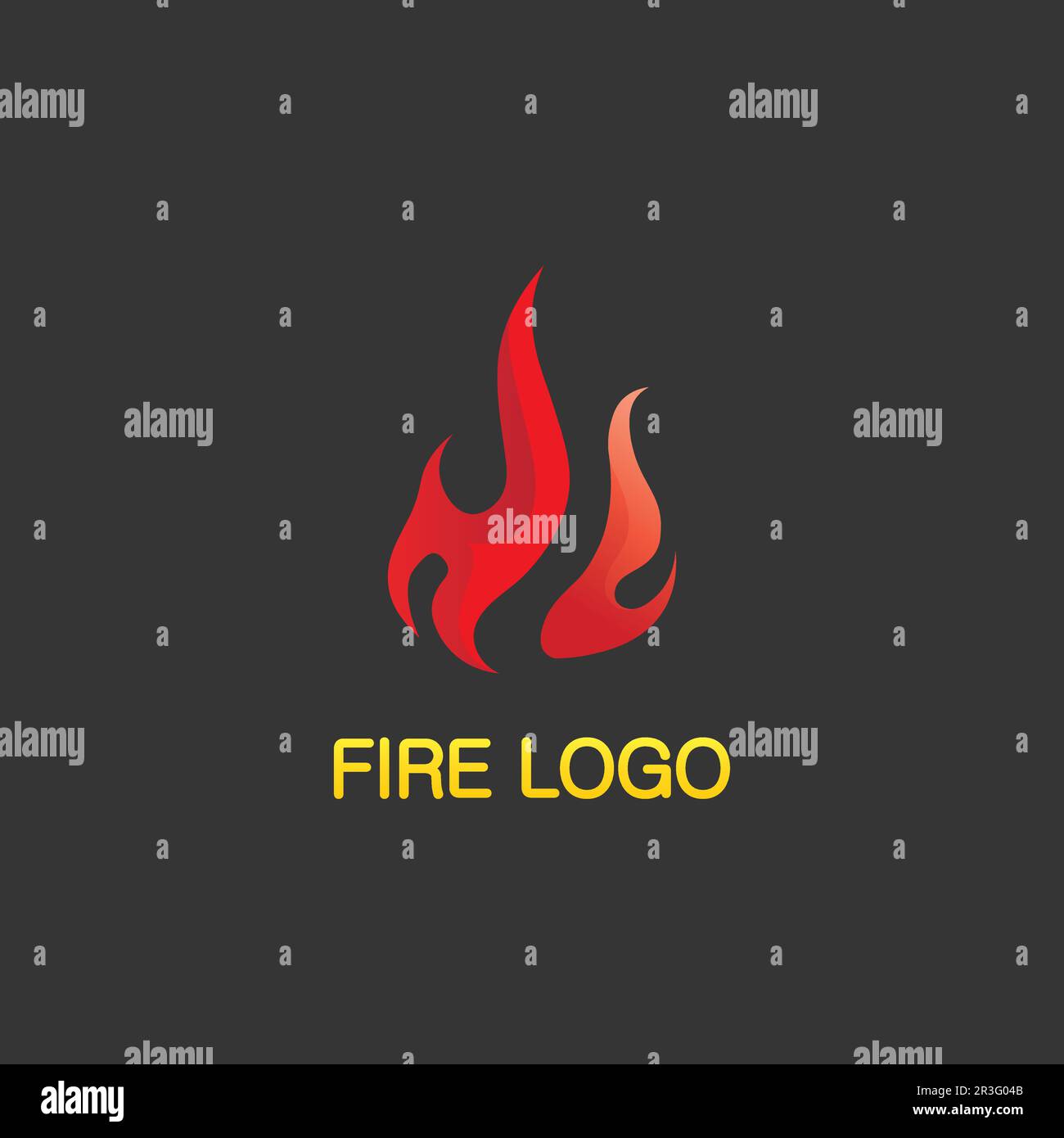 fire logo and icon, hot flaming element Vector flame illustration ...