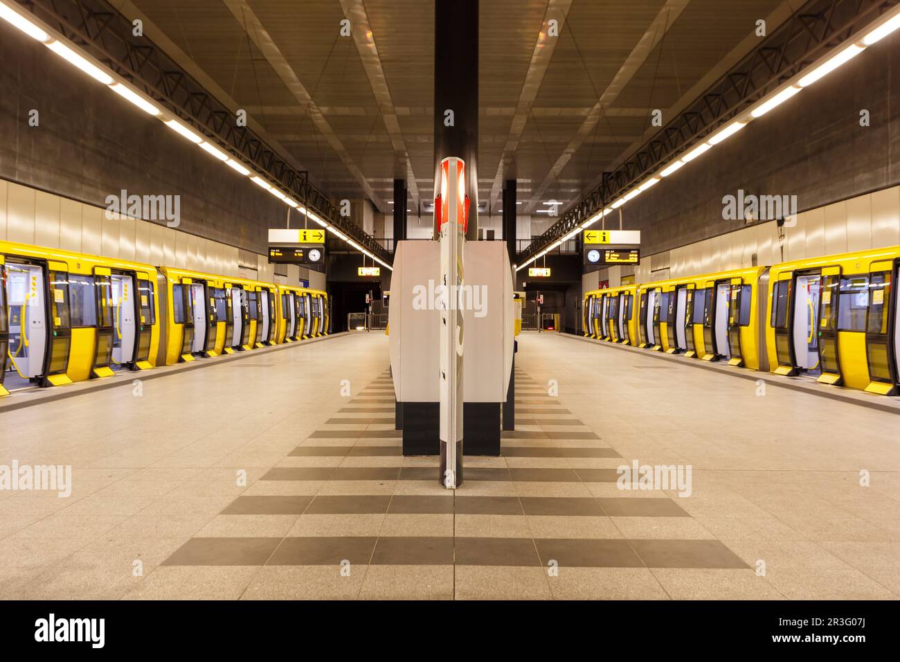 Berlin metro subway station stop station main station in germany Stock ...