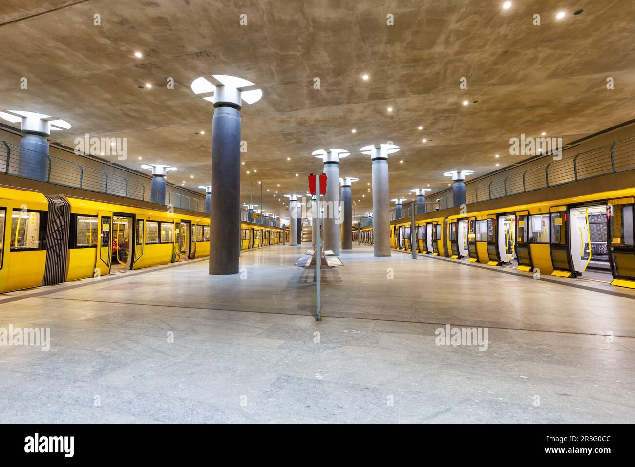 Berlin metro subway station stop station Bundestag in Germany Stock ...