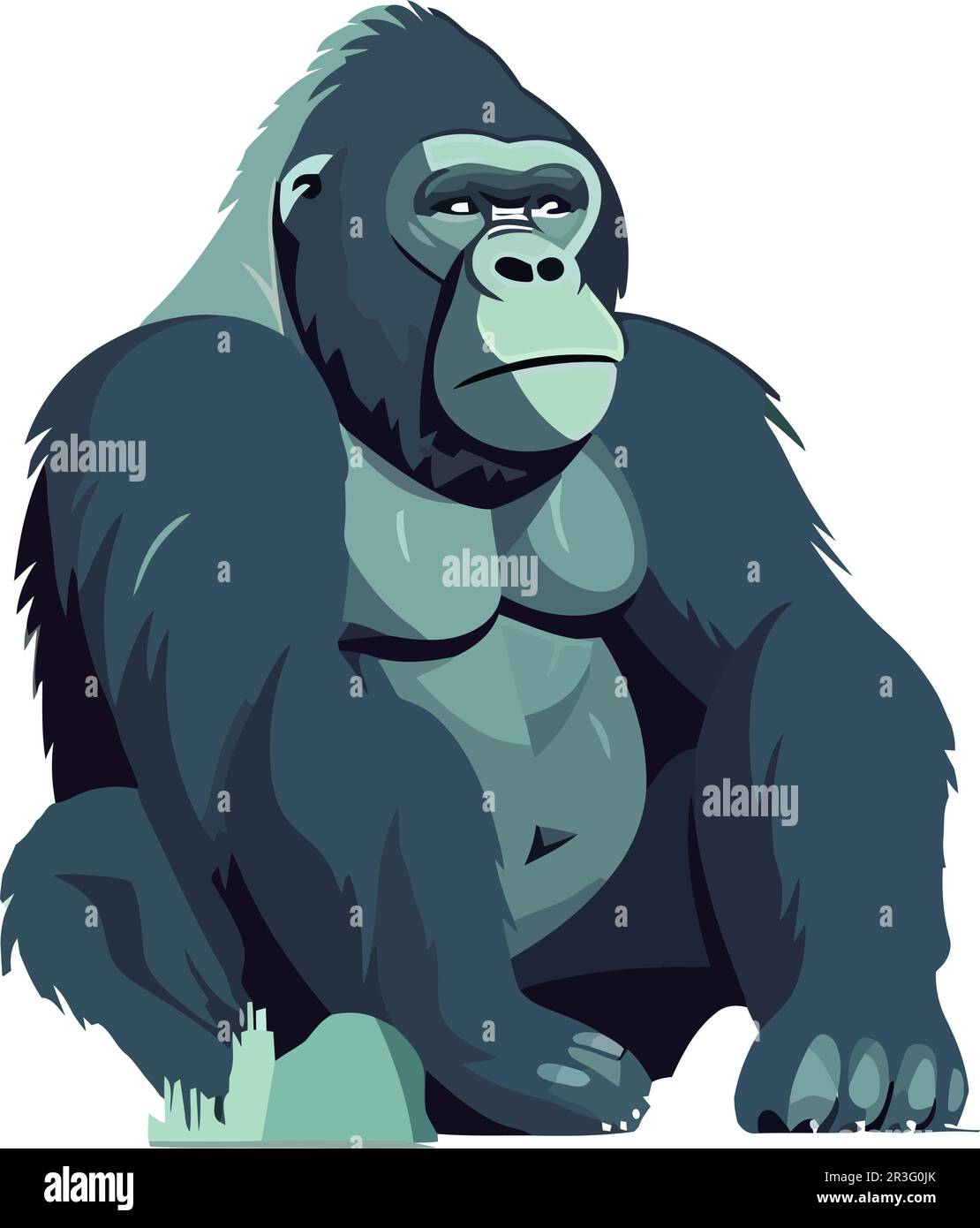 Silverback Gorilla Vector