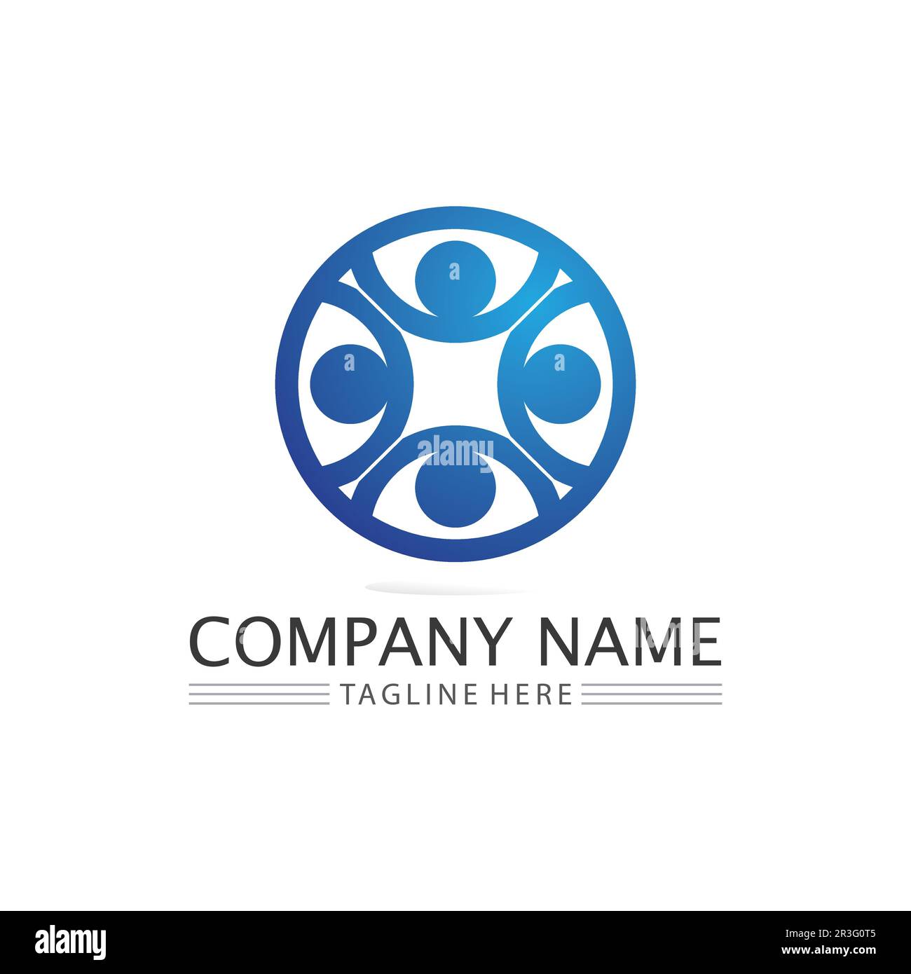 succes logo team work brand and business logo, vector community, unity ...