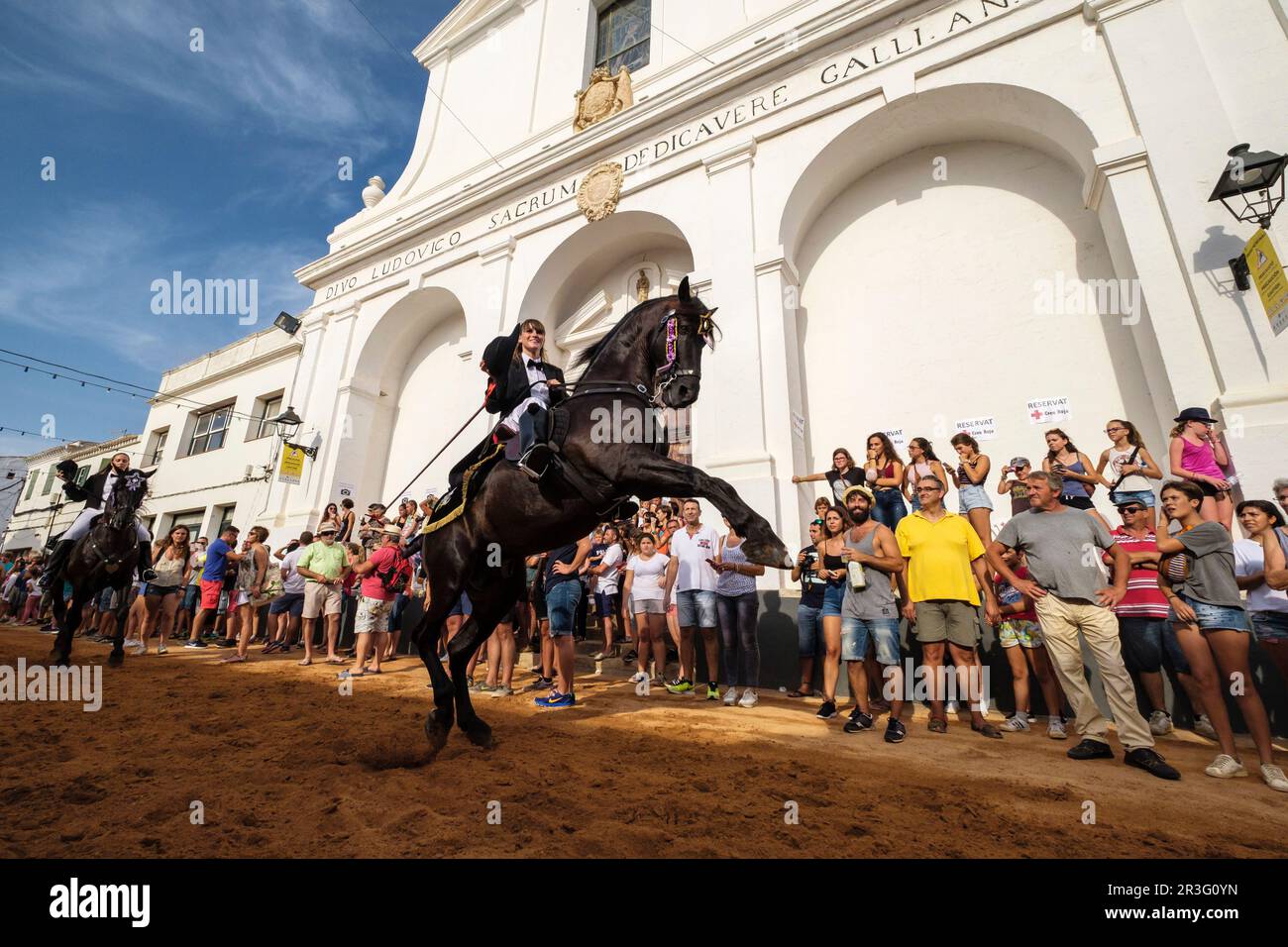 Jaleo, traditional dance with horses, originally from the 14th century ...