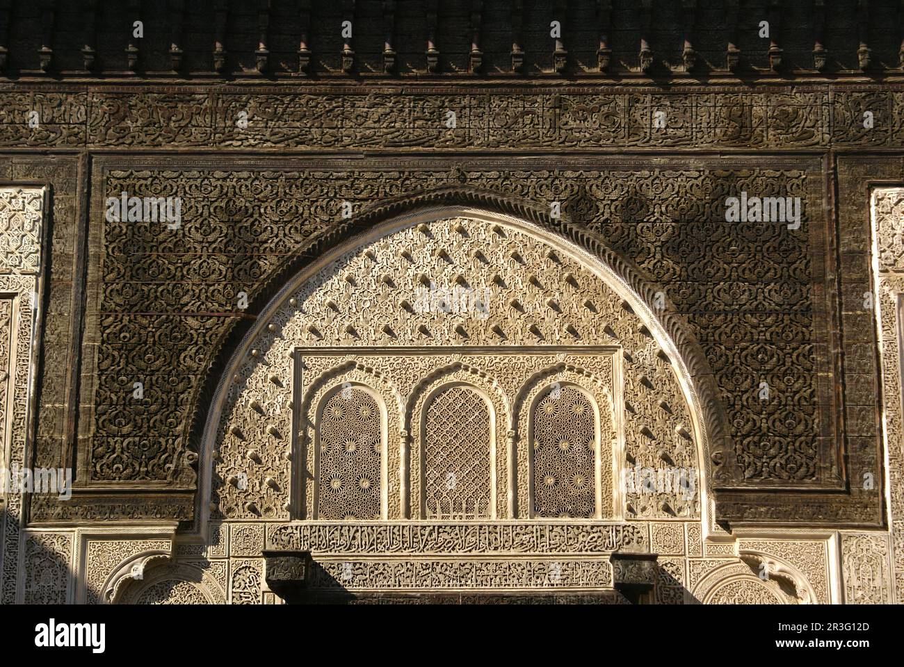 Madrasa Bou Inania(S.XIV). Fez. Marruecos. Magreb. Africa Stock Photo ...