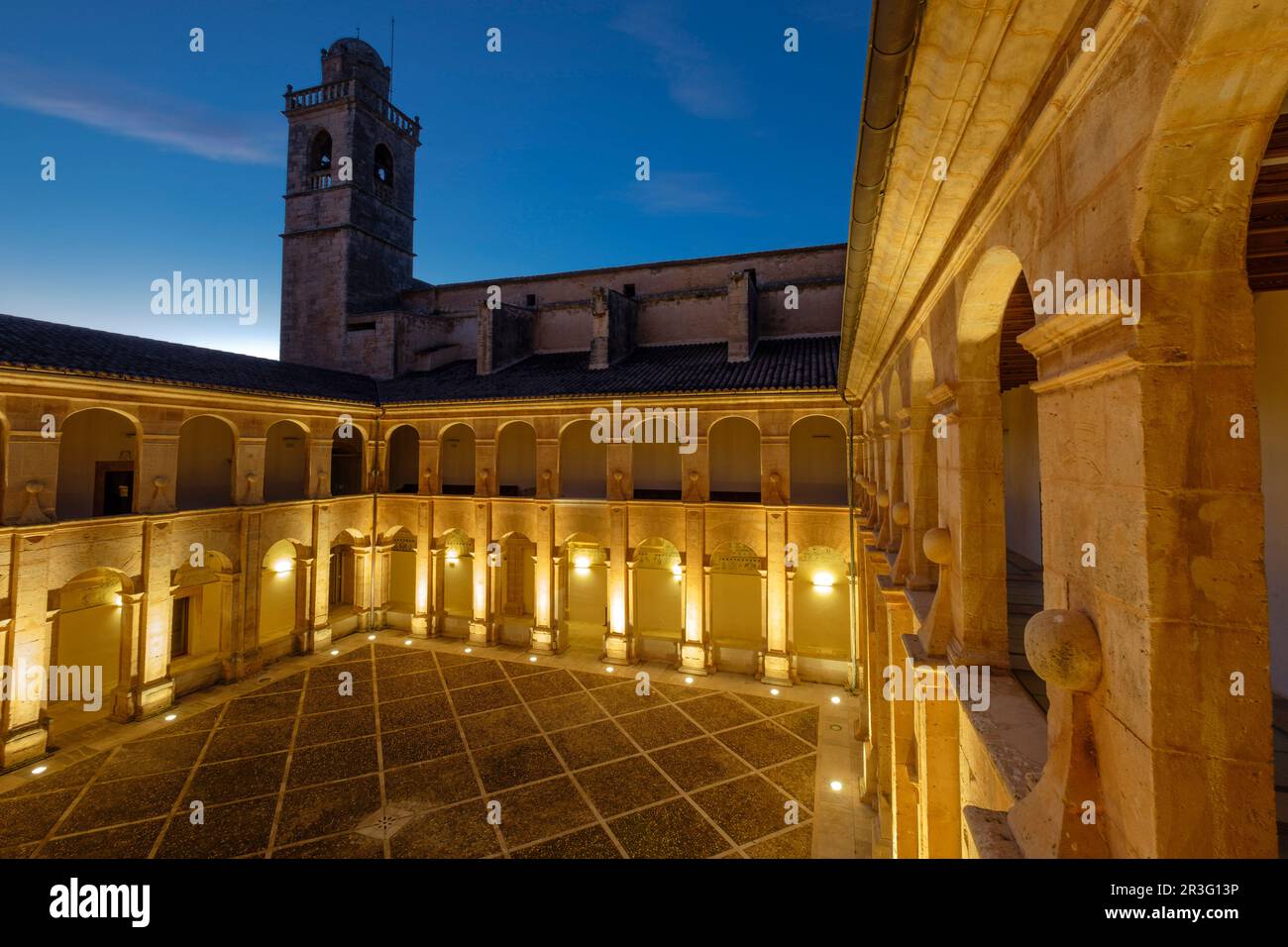 cloister of the Convent of St. Bonaventura, a Franciscan convent ...