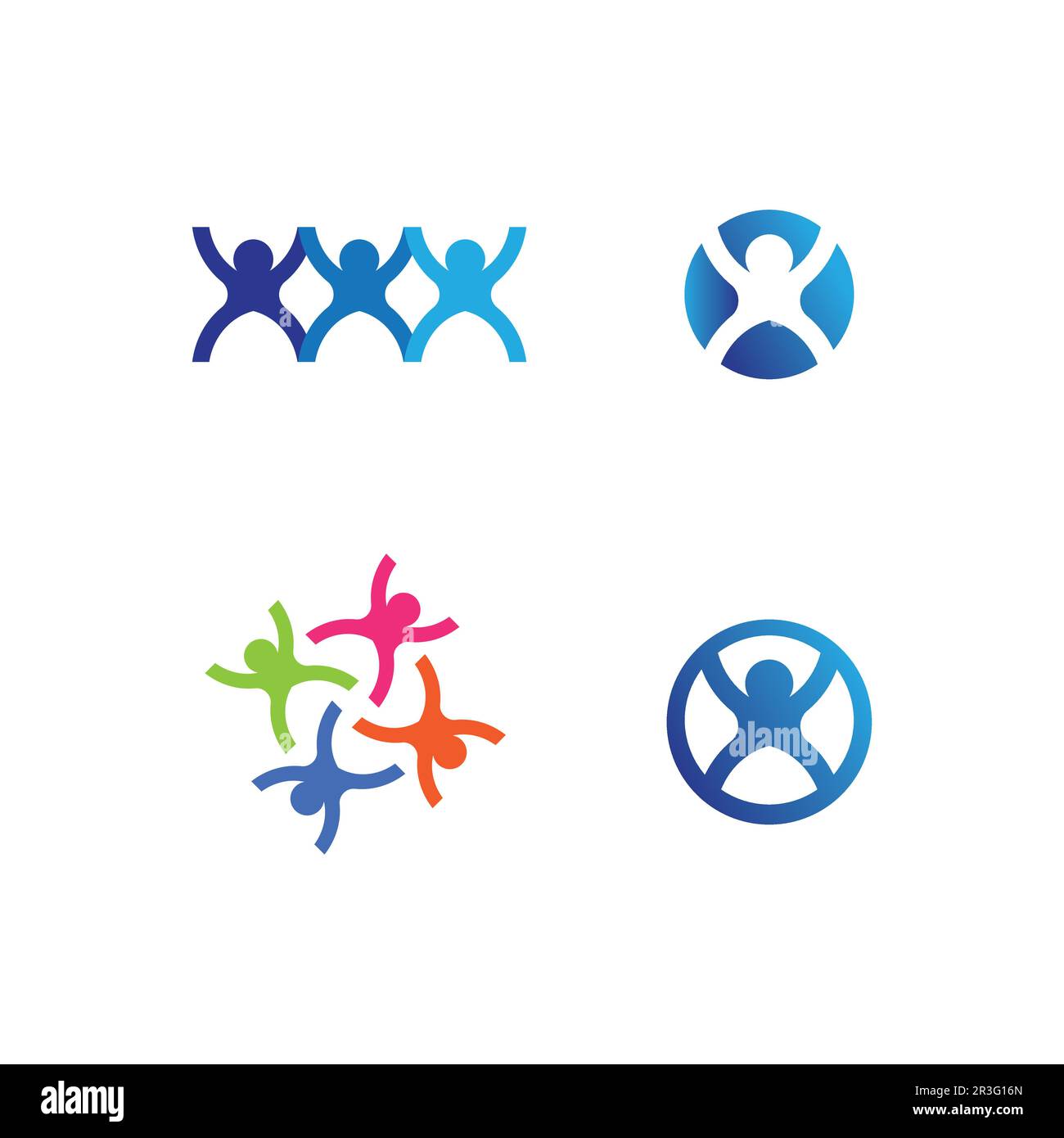 succes logo team work brand and business logo, vector community, unity ...