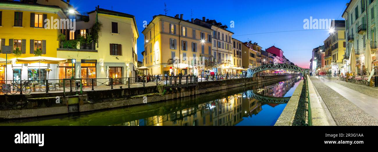 Milan Navigli Milano restaurant and bar neighborhood vacation travel ...