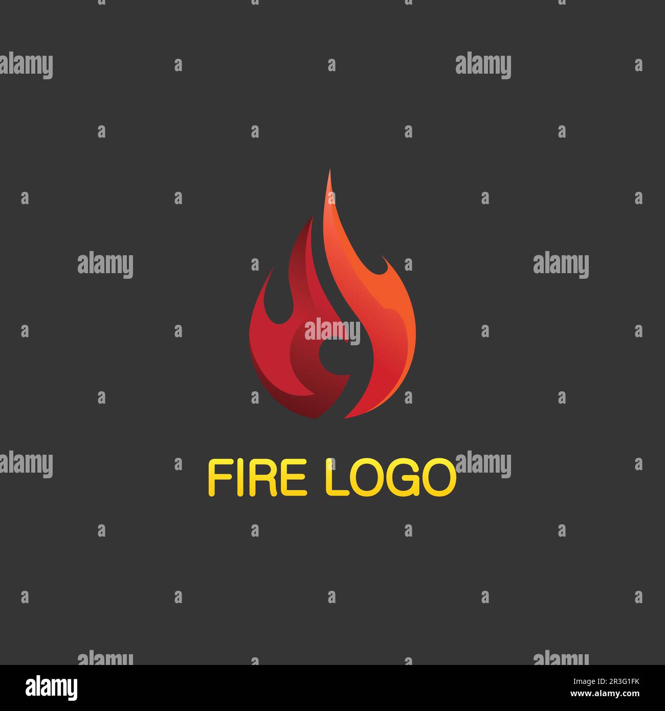 fire logo and icon, hot flaming element Vector flame illustration ...