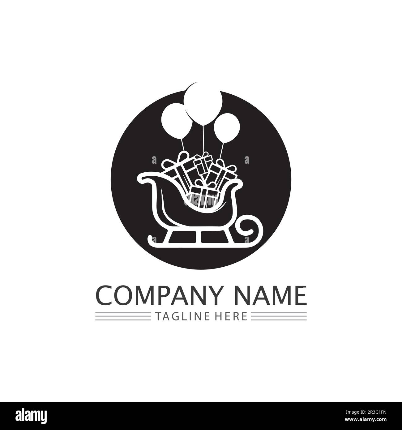 christmas logo and symbol illustration image icon vector design and ...