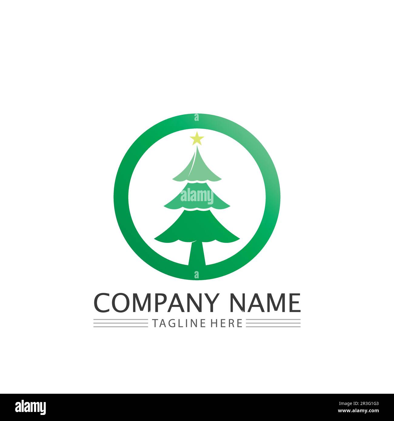 christmas logo and symbol illustration image icon vector design and ...