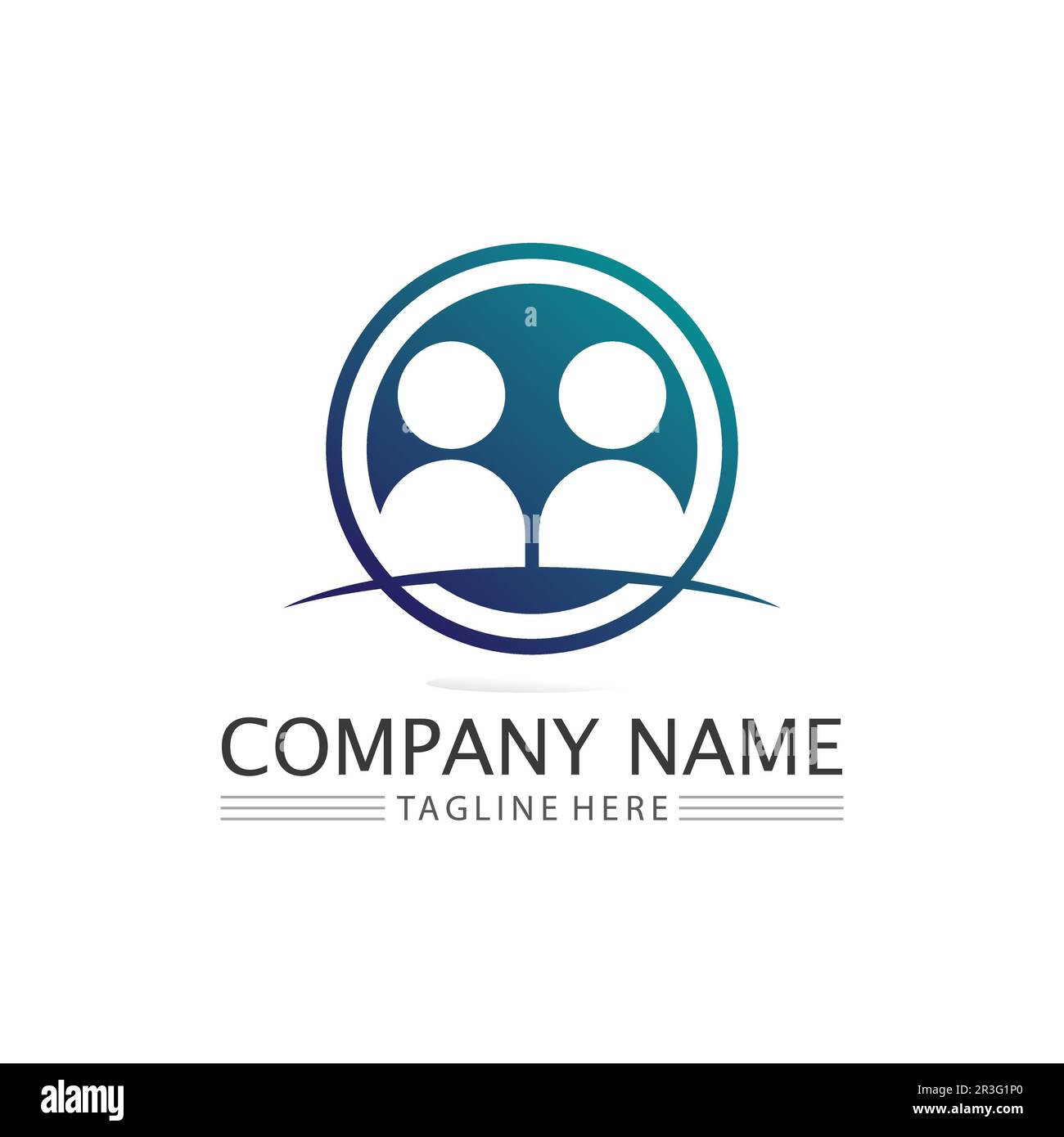 succes logo team work brand and business logo, vector community, unity ...