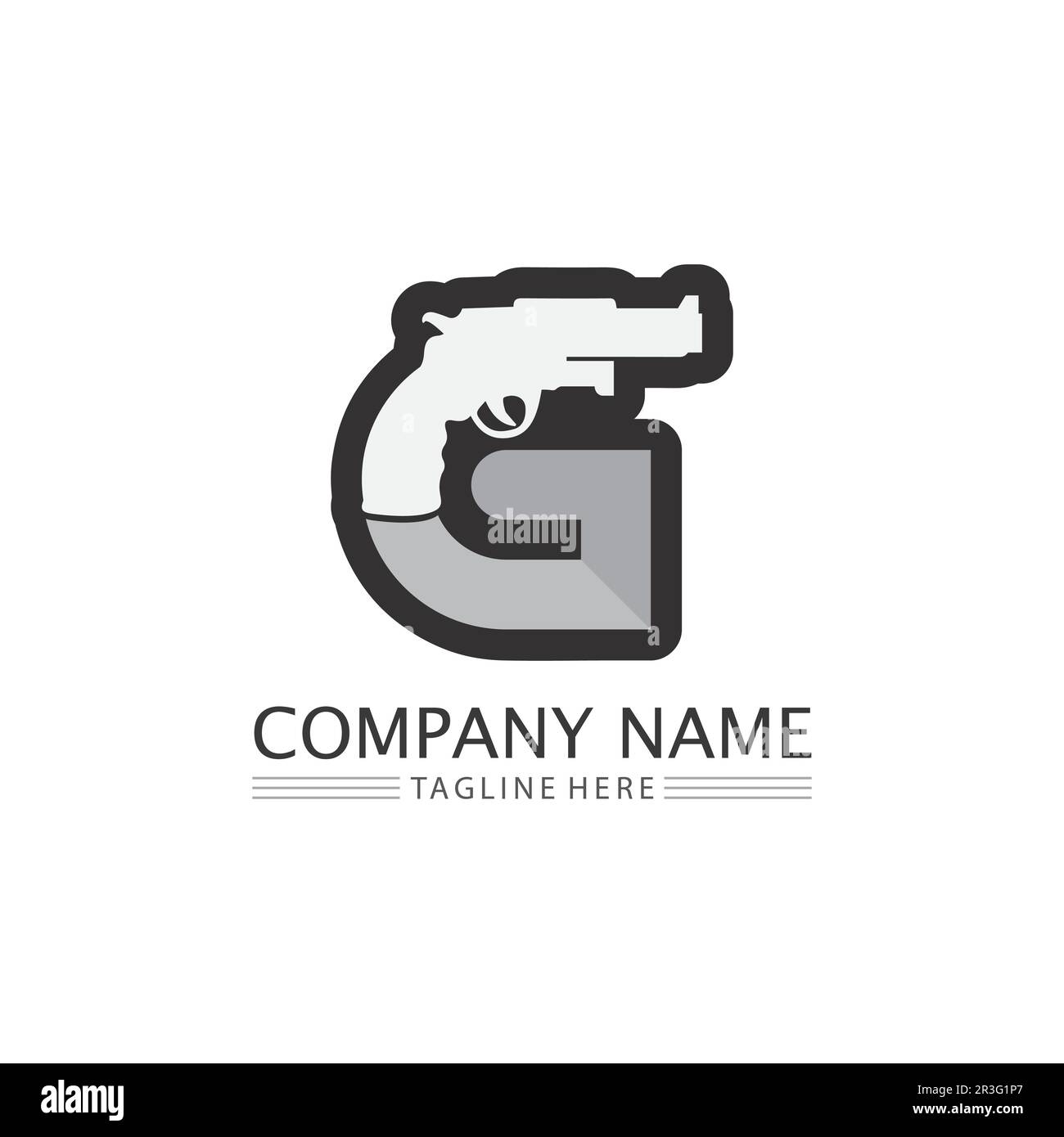 Gun logo and Army soldier sniper shot vector Design Illustration ...