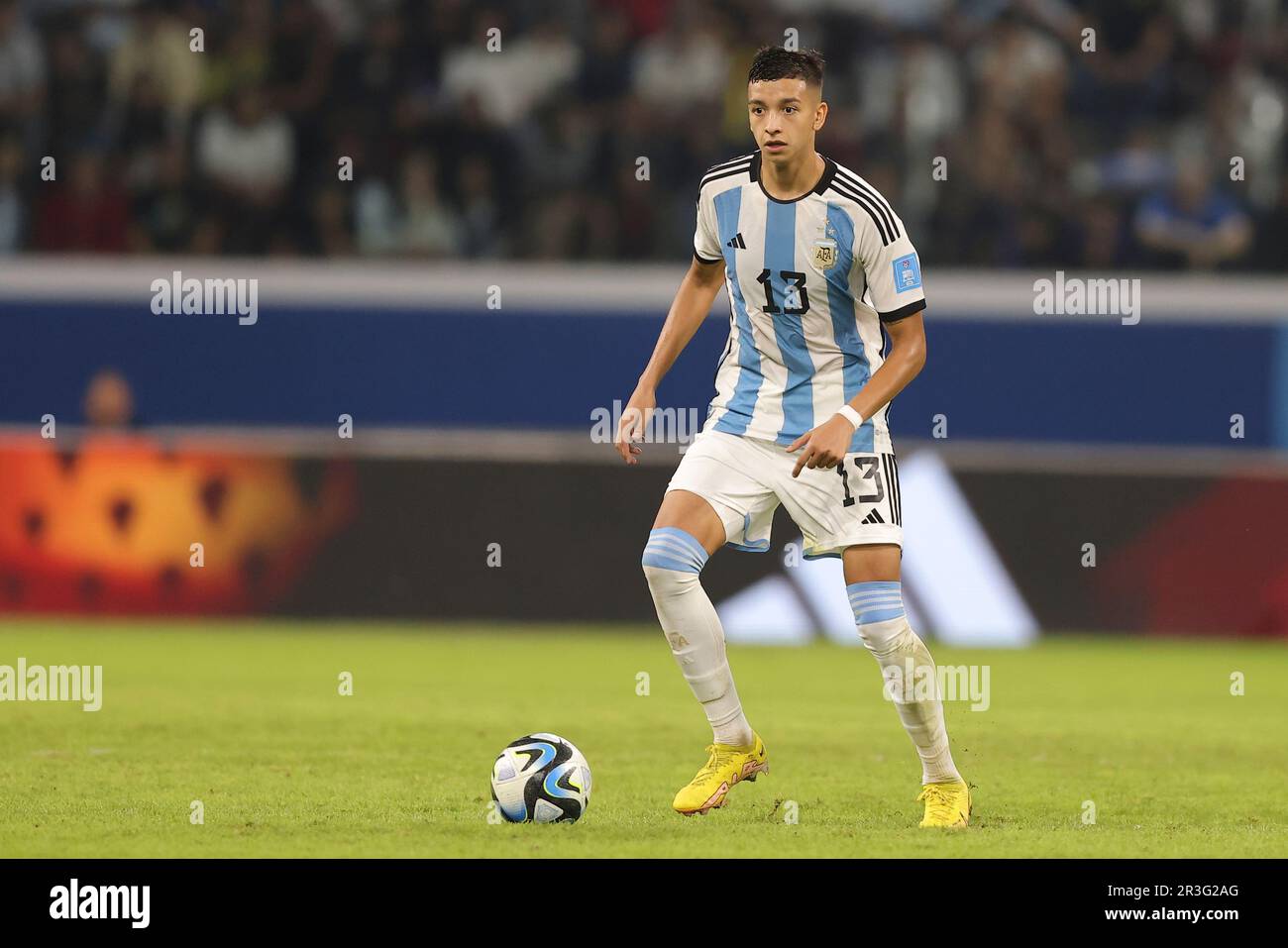 Argentina's Tomas Aviles looks on during a FIFA U-20 World Cup Group A soccer match against ...