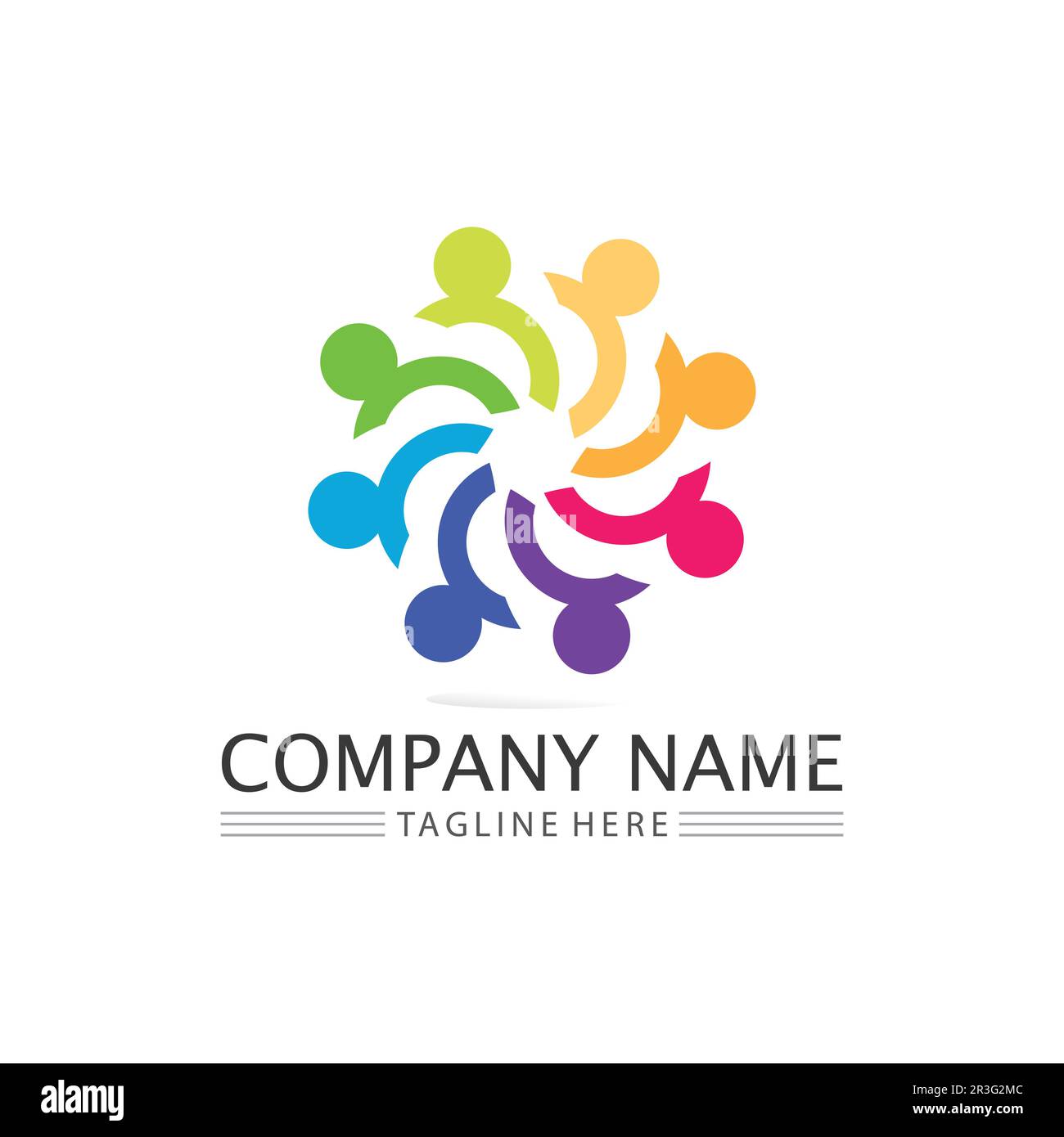 people Community,care group network and social icon design template ...