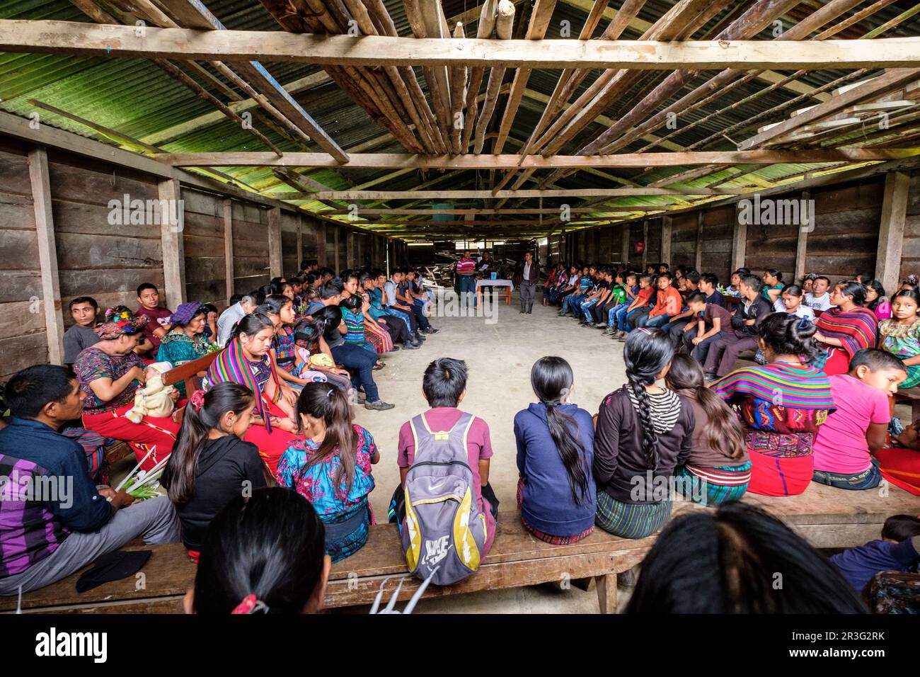 misa de refugiados Ixiles, La Taña, Franja Transversal del Norte ...