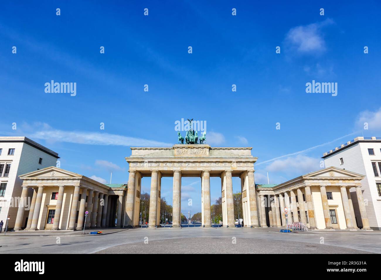Berlin Brandenburg Gate in Germany with text free space Copyspace Stock ...