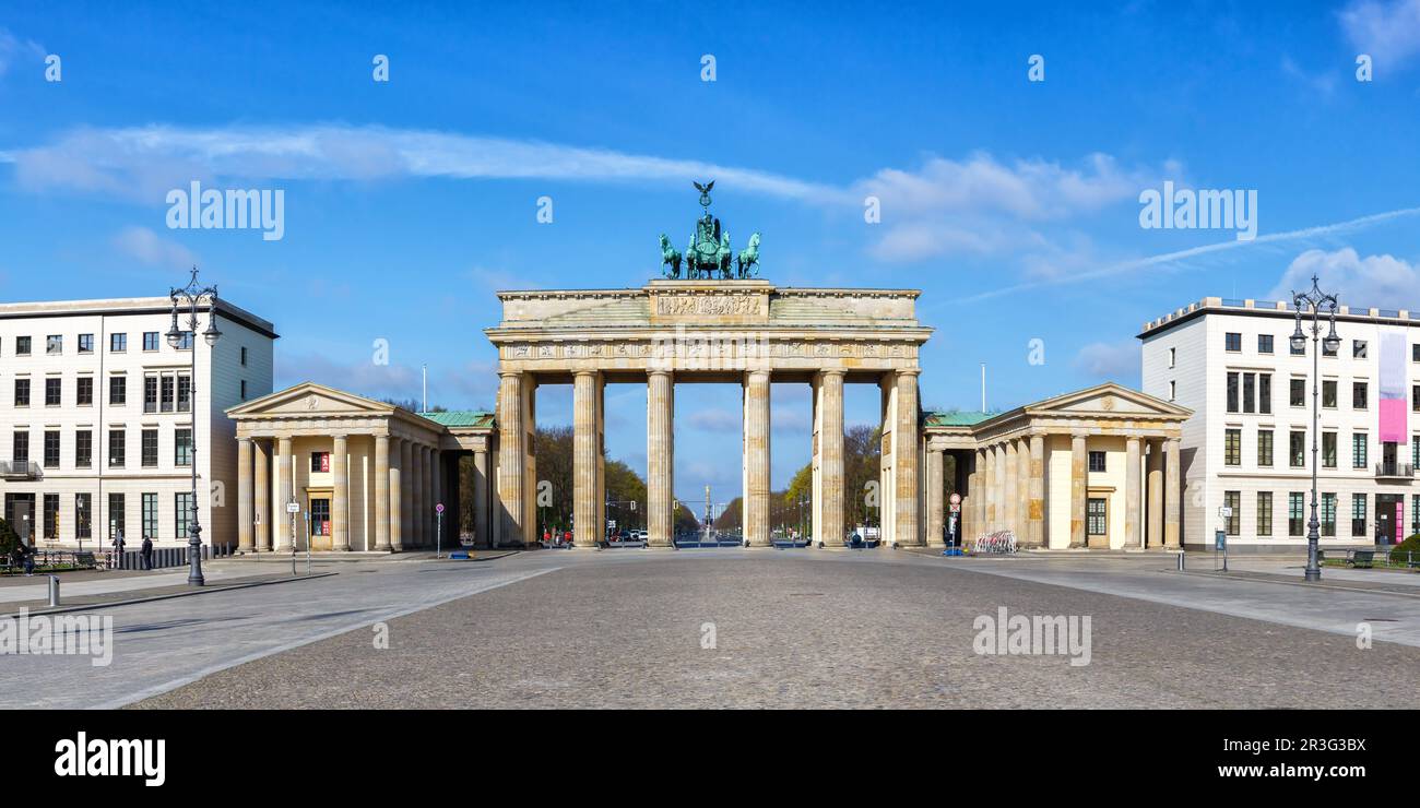 Berlin Brandenburg Gate in Germany with text free space Copyspace ...