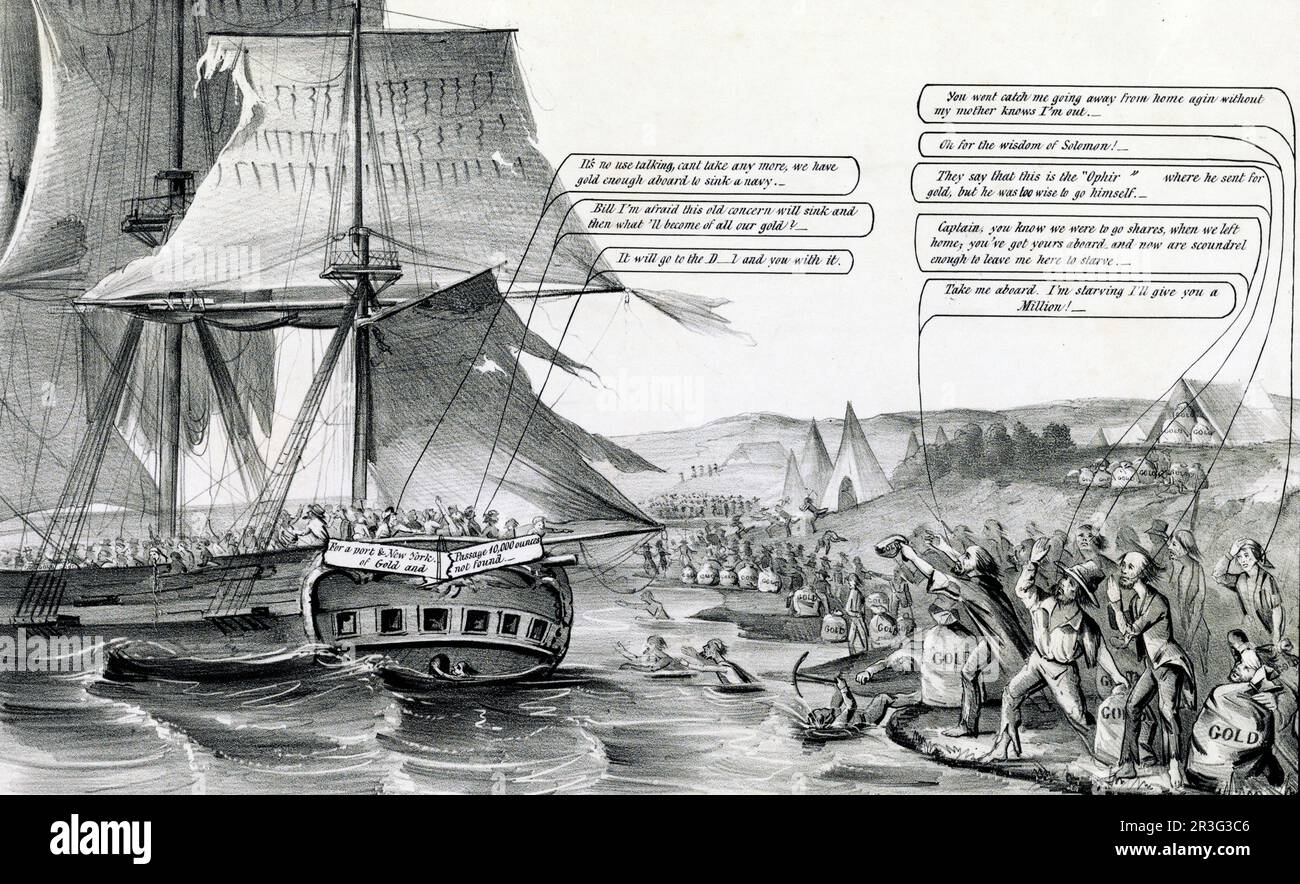 Men line the shores of California, desperately offering sacks full of ...