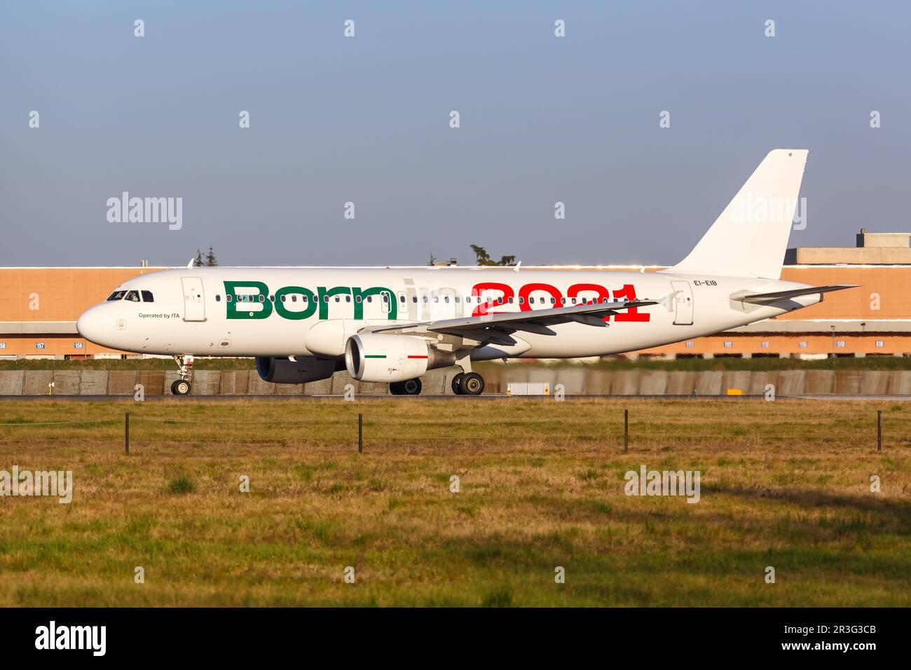 ITA Airways Airbus A320 aircraft Milan Linate airport in Italy special ...