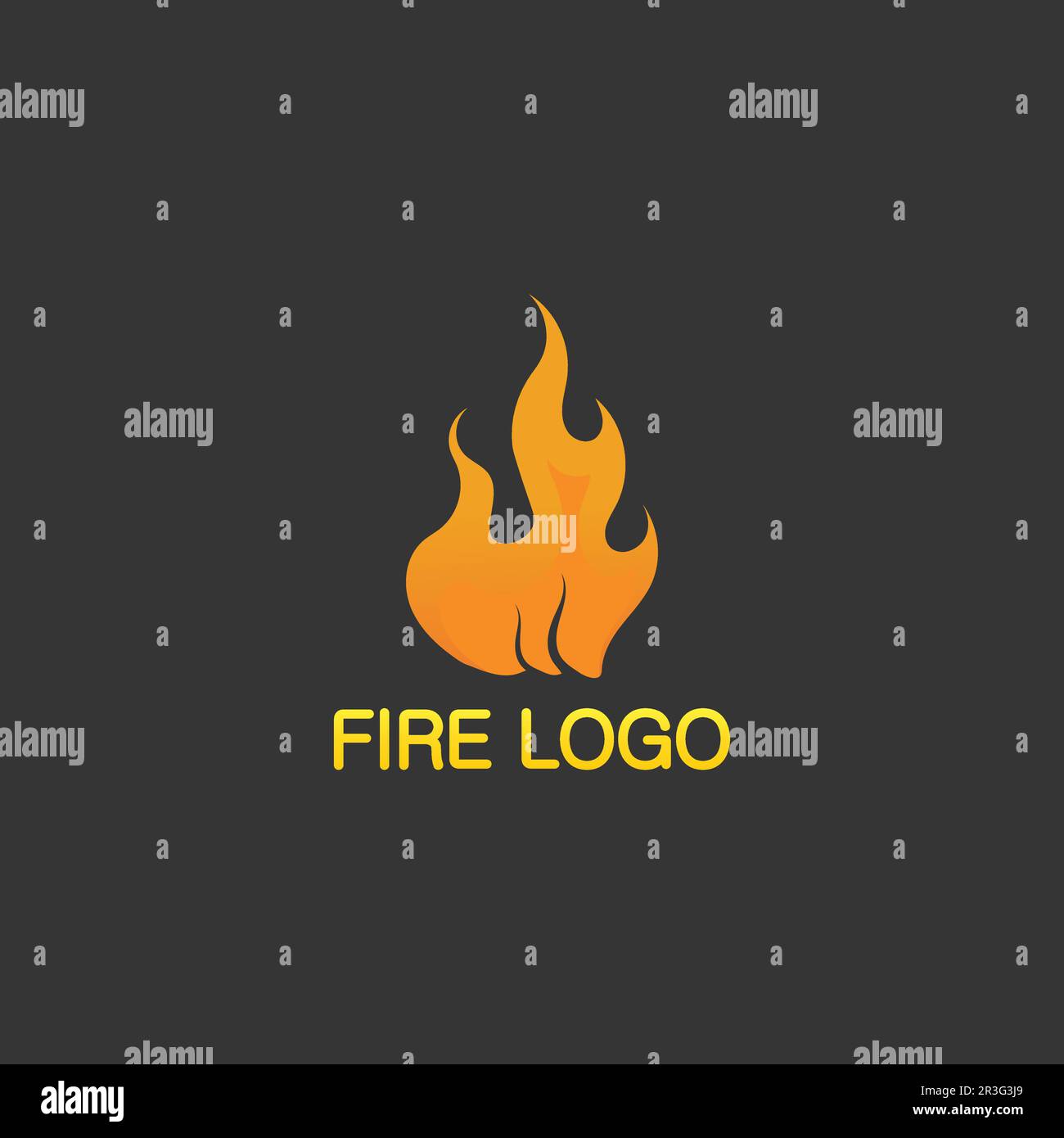 fire logo and icon, hot flaming element Vector flame illustration ...