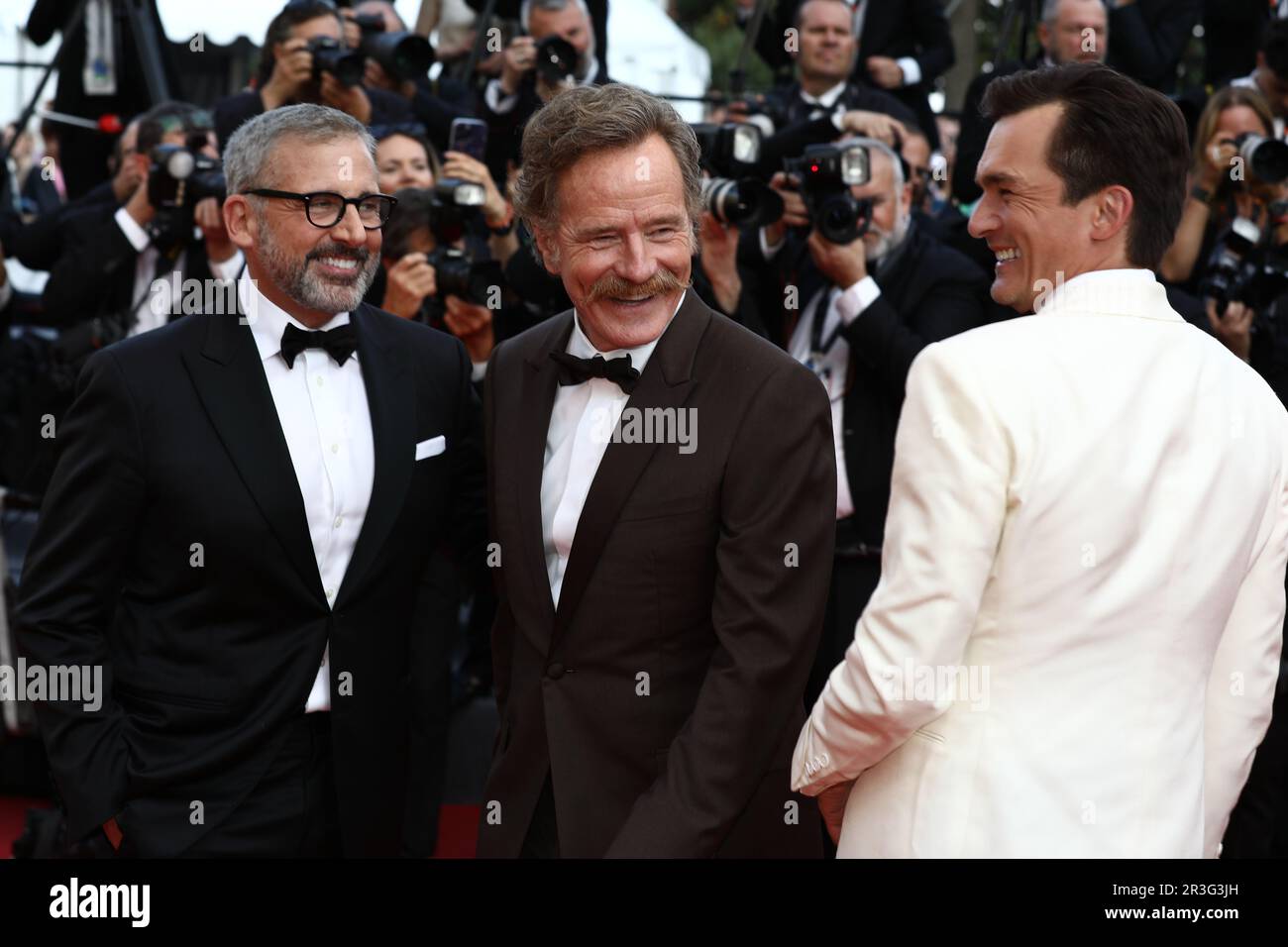May 23, 2023, Cannes, Cote d'Azur, France: STEVE CARELL, BRYAN CRANSTON ...