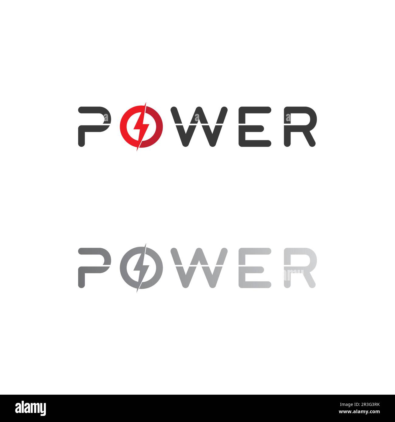 the power vector, flash ogo and thunderbolt and icon electricity ...