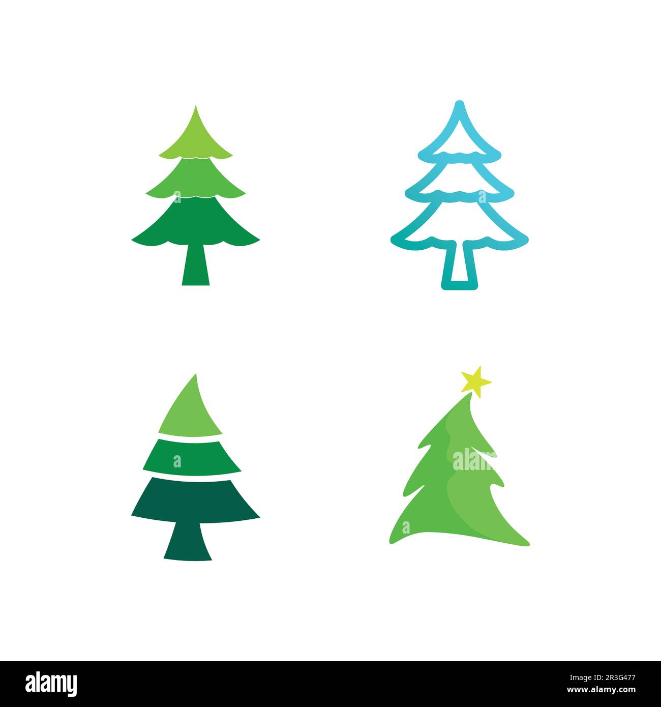 christmas logo and symbol illustration image icon vector design and ...