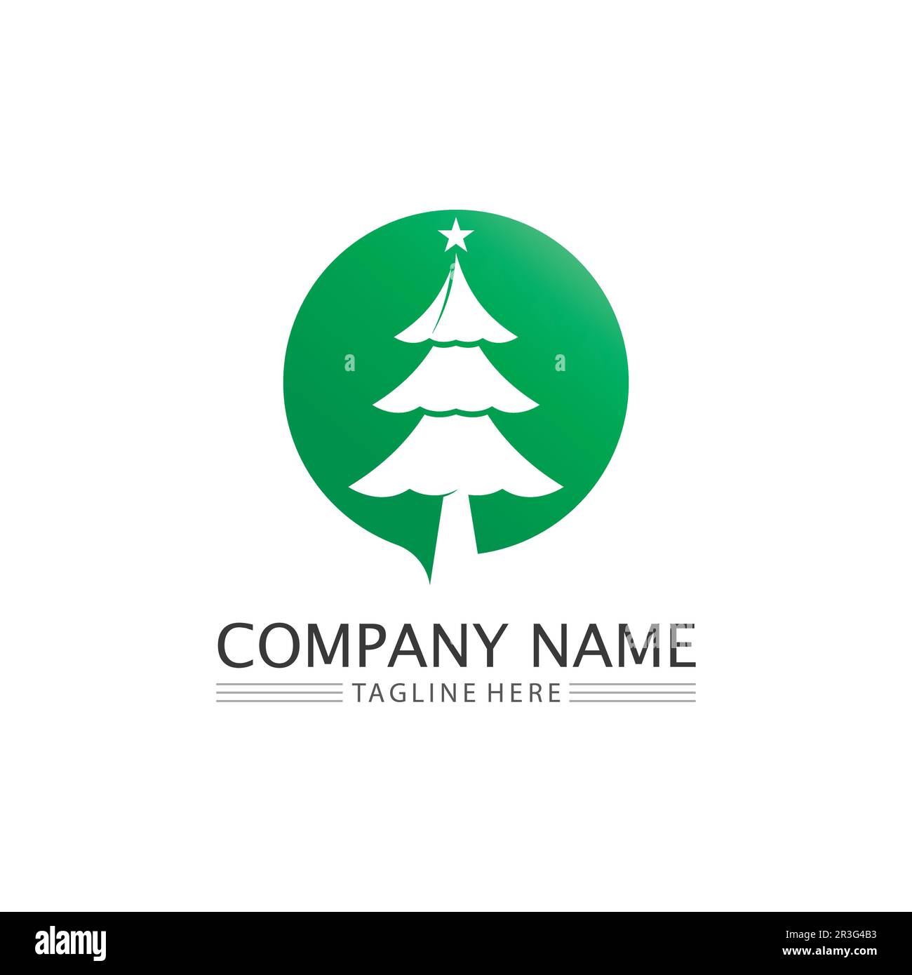 christmas logo and symbol illustration image icon vector design and ...