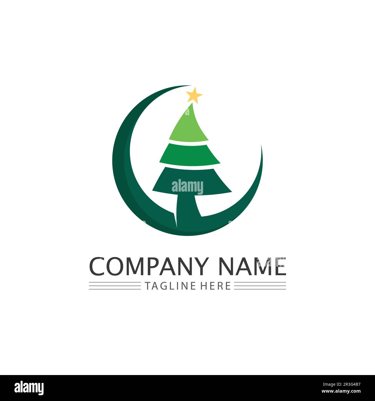christmas logo and symbol illustration image icon vector design and ...