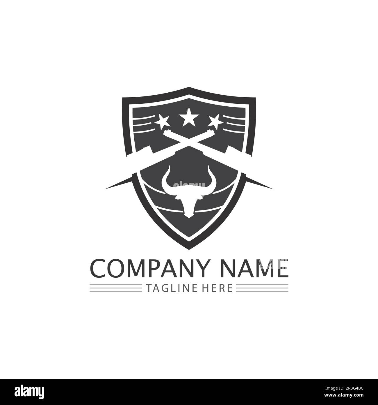 Gun logo and Army soldier sniper shot vector Design Illustration ...