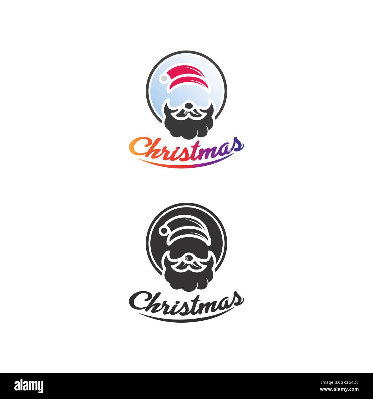 christmas logo and symbol illustration image icon vector design and ...