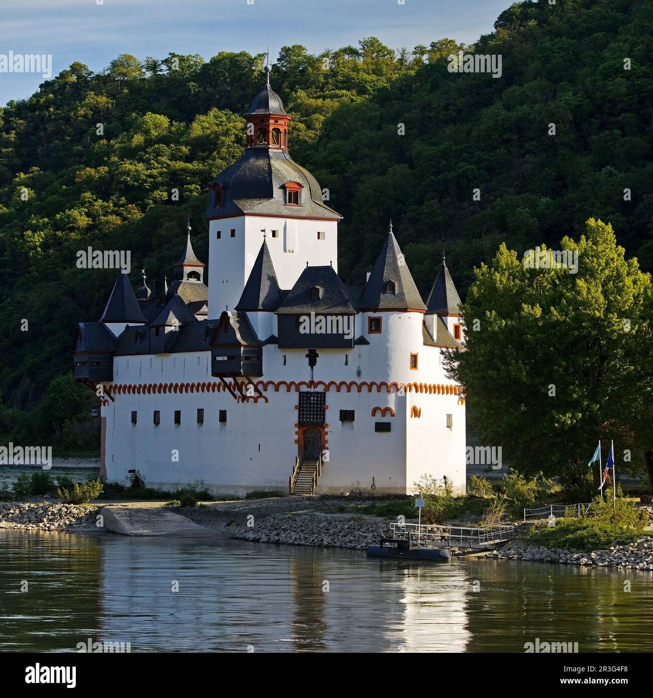 Pfalzgrafenstein Castle, island castle in the Rhine, UNESCO World ...