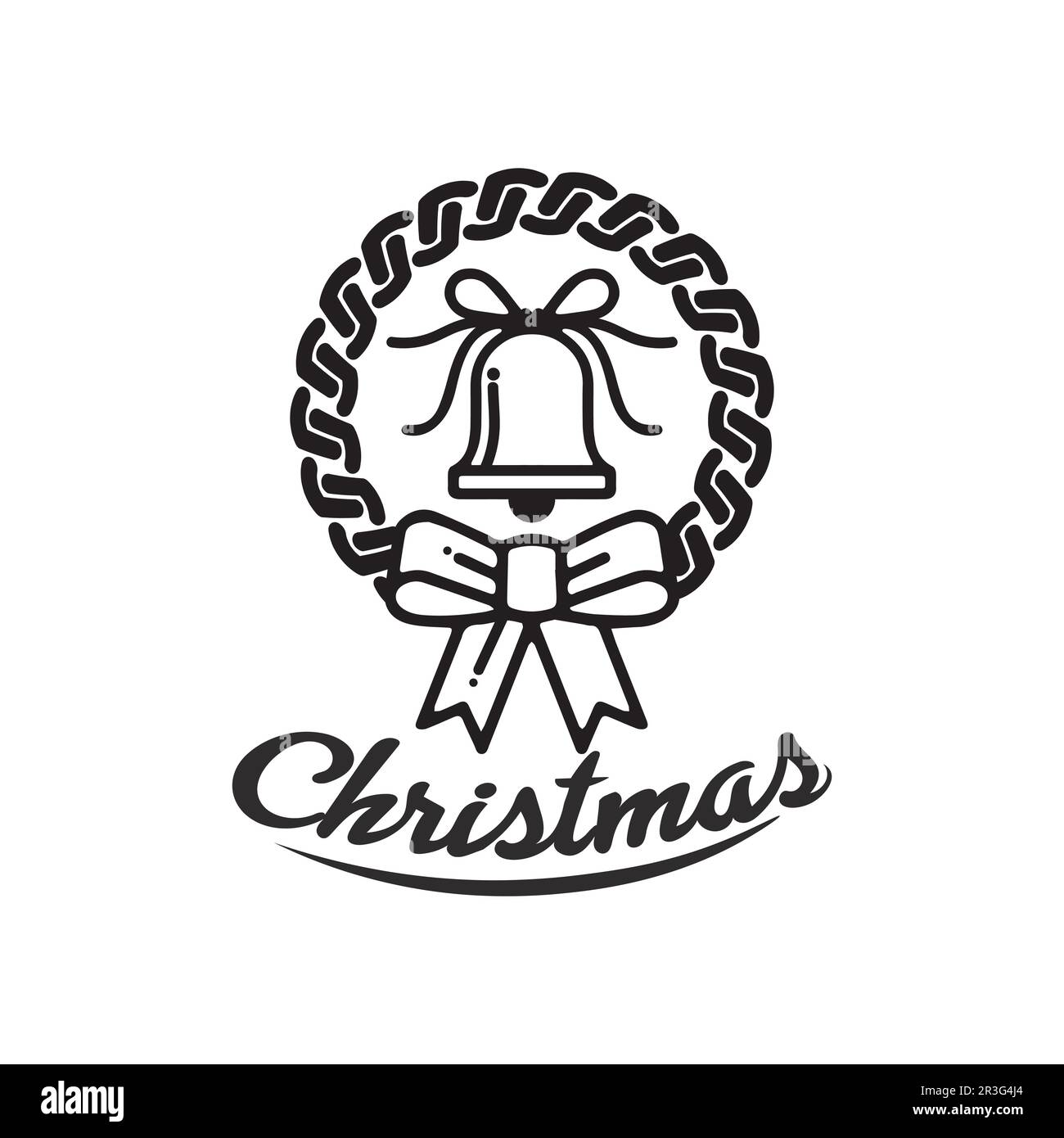 christmas logo and symbol illustration image icon vector design and ...