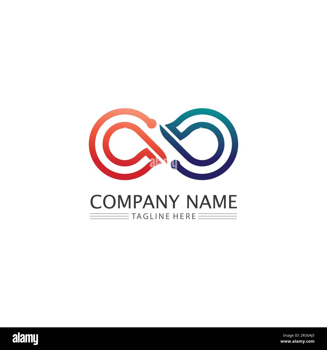 infinity design logo and 8 icon, vector, sign, creative logo for ...