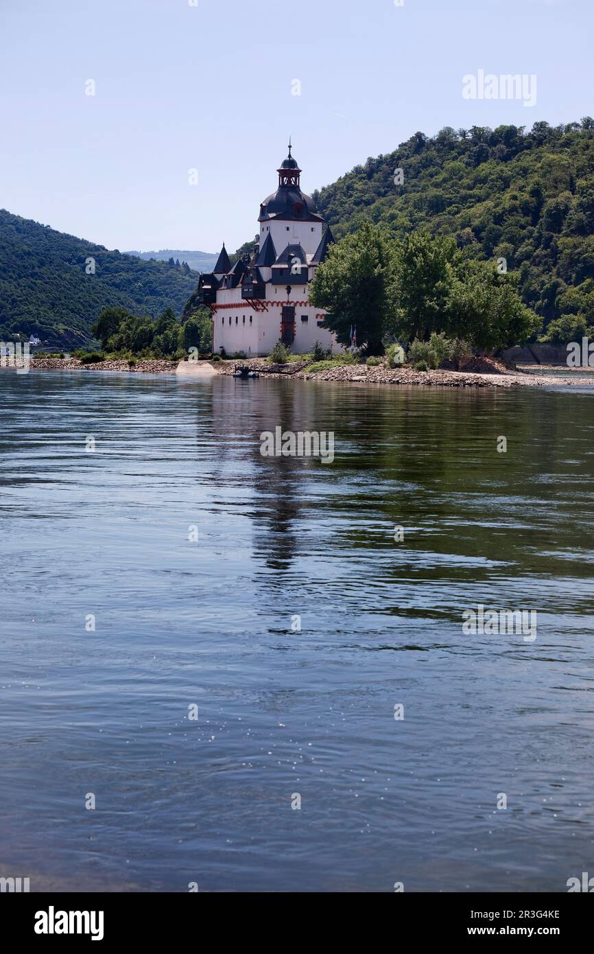 Pfalzgrafenstein Castle, island castle in the Rhine, UNESCO World ...