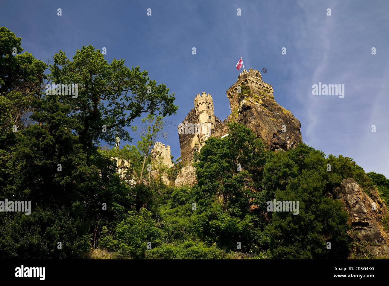 Rheinstein Castle, Trechtingshausen, Upper Middle Rhine Valley, Germany ...
