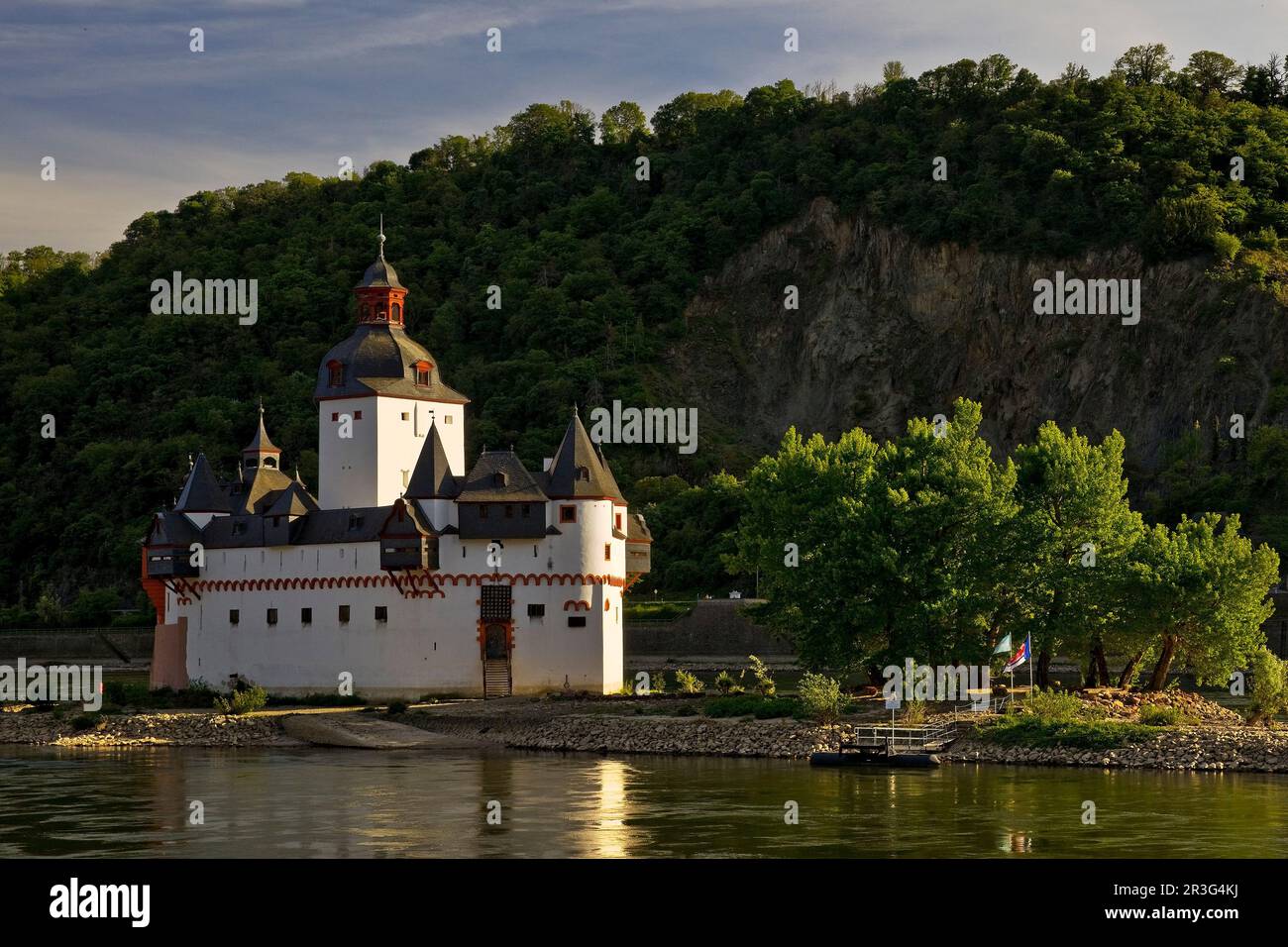 Pfalzgrafenstein Castle, island castle in the Rhine, UNESCO World ...