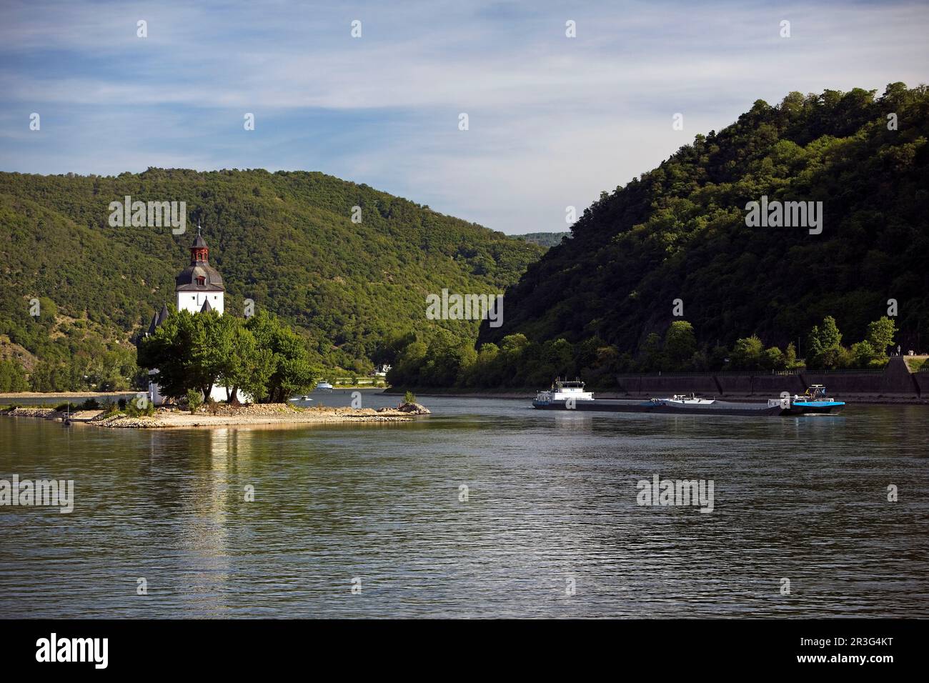Pfalzgrafenstein Castle, island castle in the Rhine, UNESCO World ...