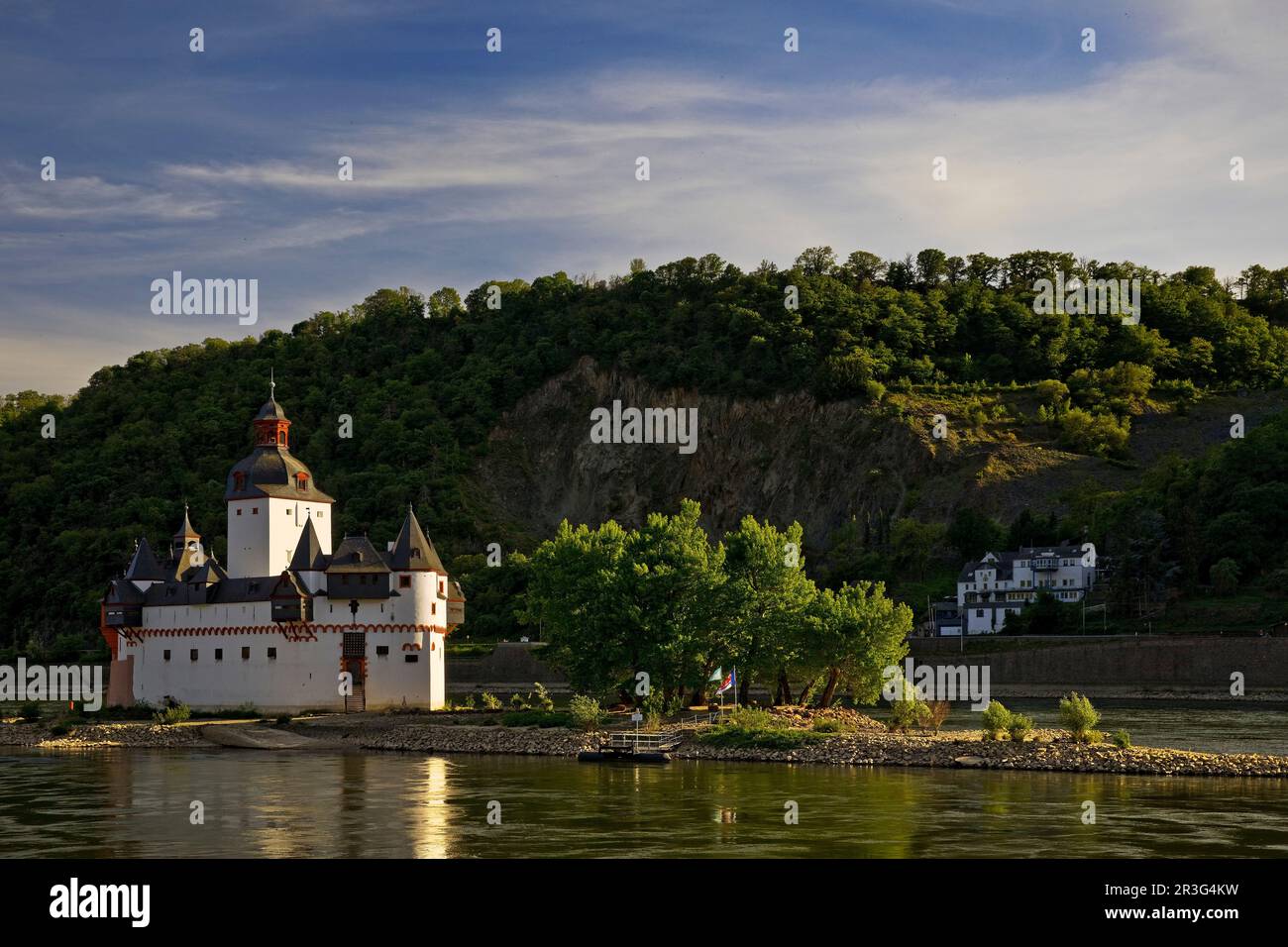 Pfalzgrafenstein Castle, island castle in the Rhine, UNESCO World ...