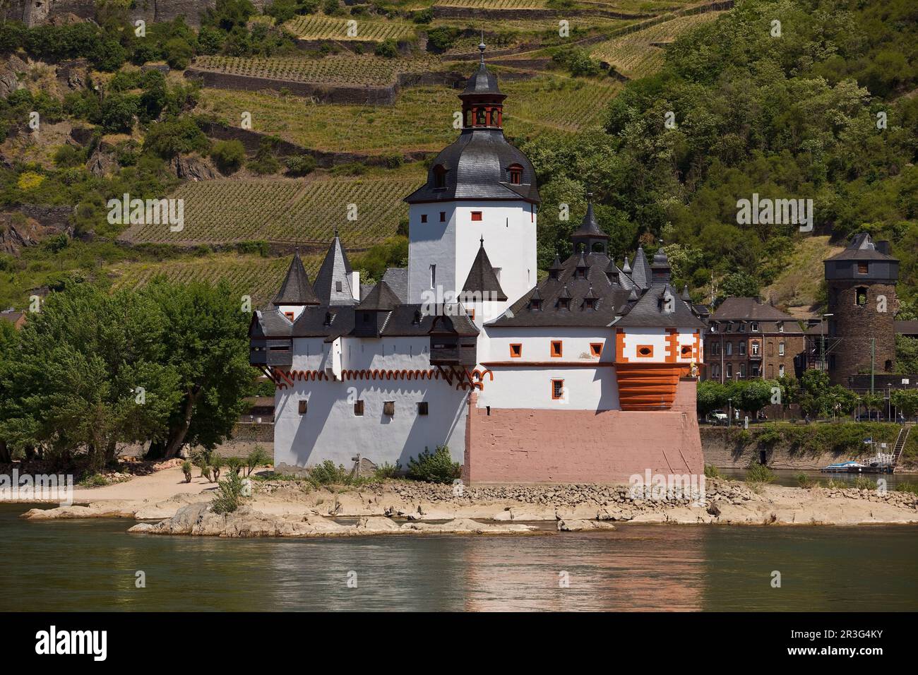 Pfalzgrafenstein Castle, island castle in the Rhine, UNESCO World ...