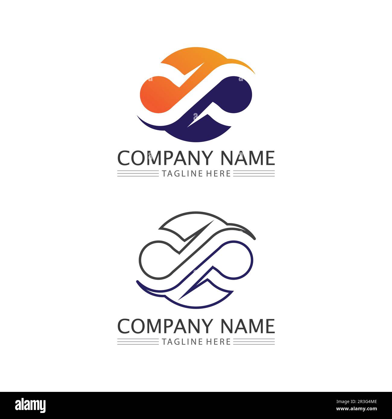 infinity design logo and 8 icon, vector, sign, creative logo for ...