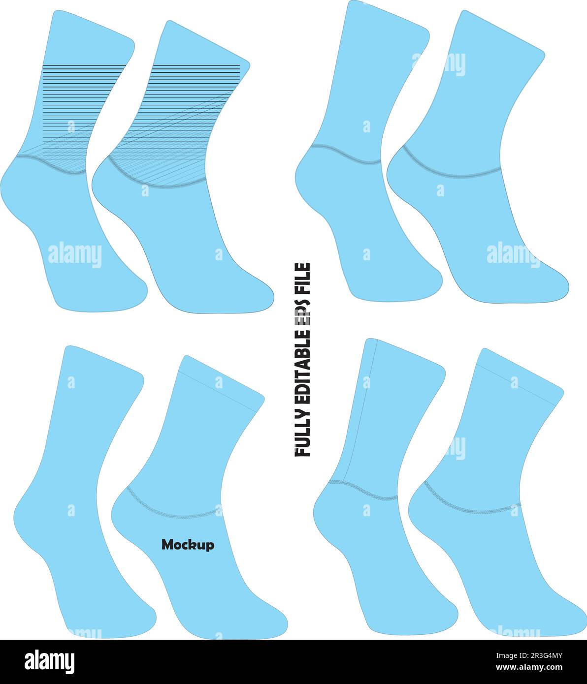 Cycling socks Mock up Stock Vector Image & Art - Alamy