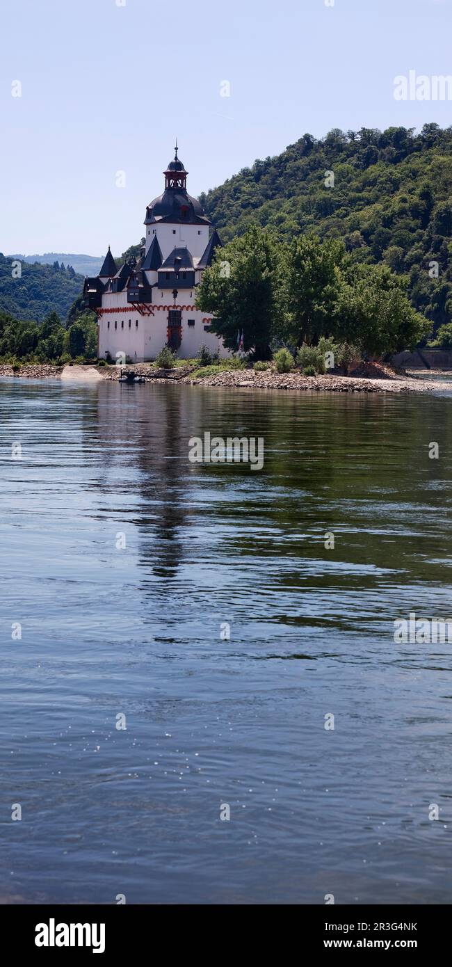 Pfalzgrafenstein Castle, island castle in the Rhine, UNESCO World ...